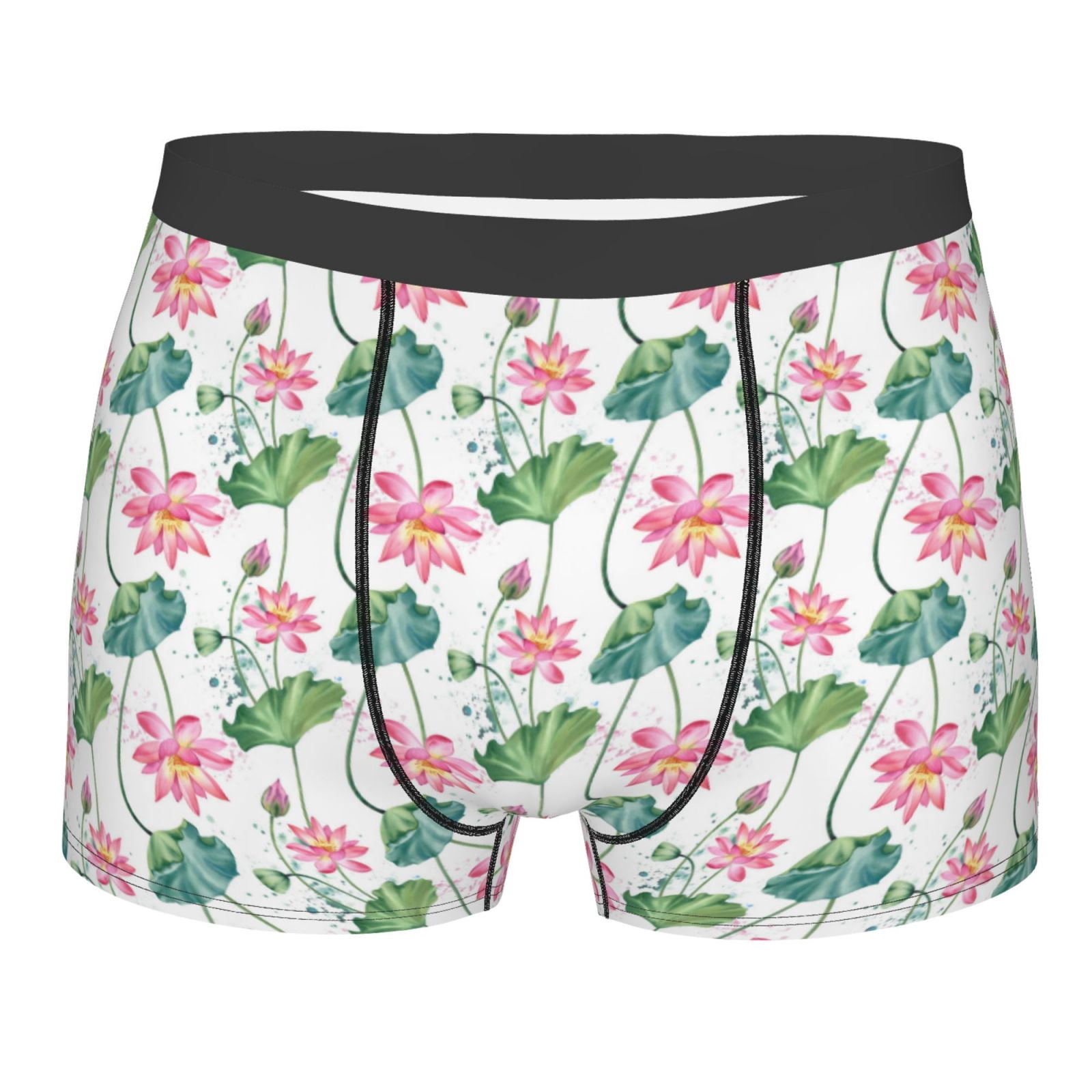 JUNZAN Lotus Flower Mens Underwear Boxer Briefs for Men’s-XX-Large ...