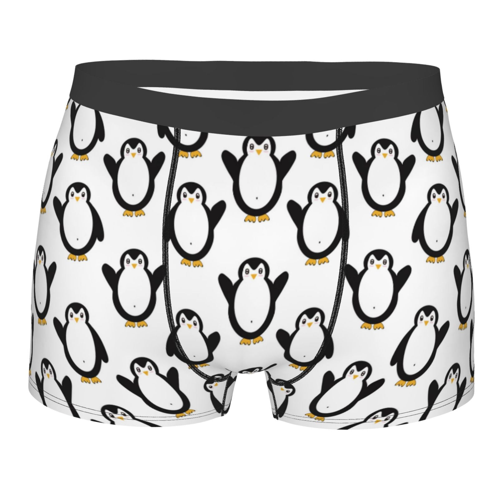 JUNZAN Lovely Penguin Mens Underwear Boxer Briefs for Men’s - Small ...