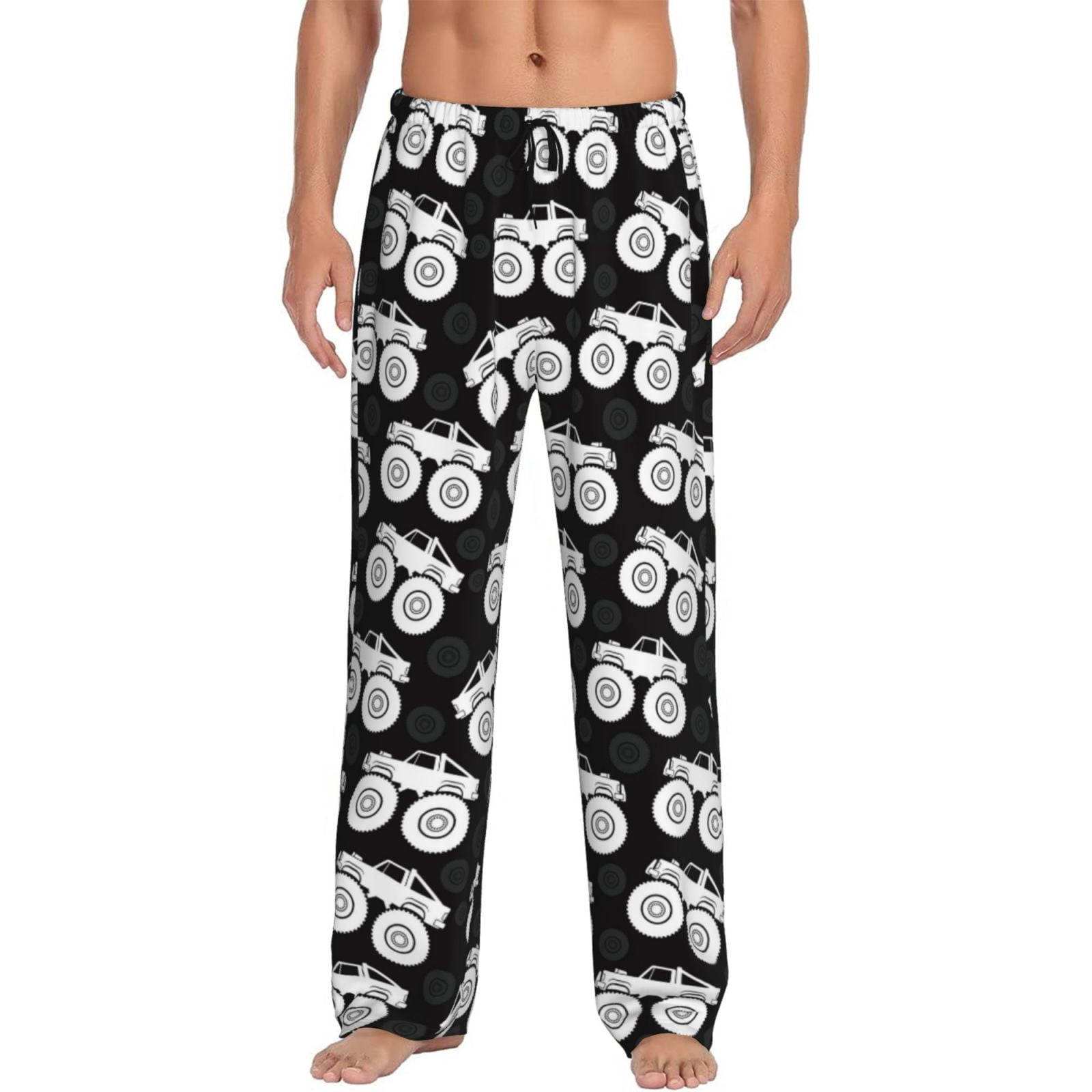 JUNZAN Men's Pajama Pants Cool Car Sleepwear Pants PJ Bottoms ...