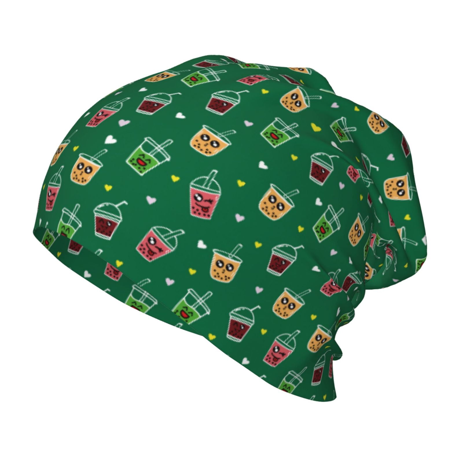 JUNZAN Milk Tea3 Pattern Kid's Soft Beanie Hat Toddlers Winter Cute ...