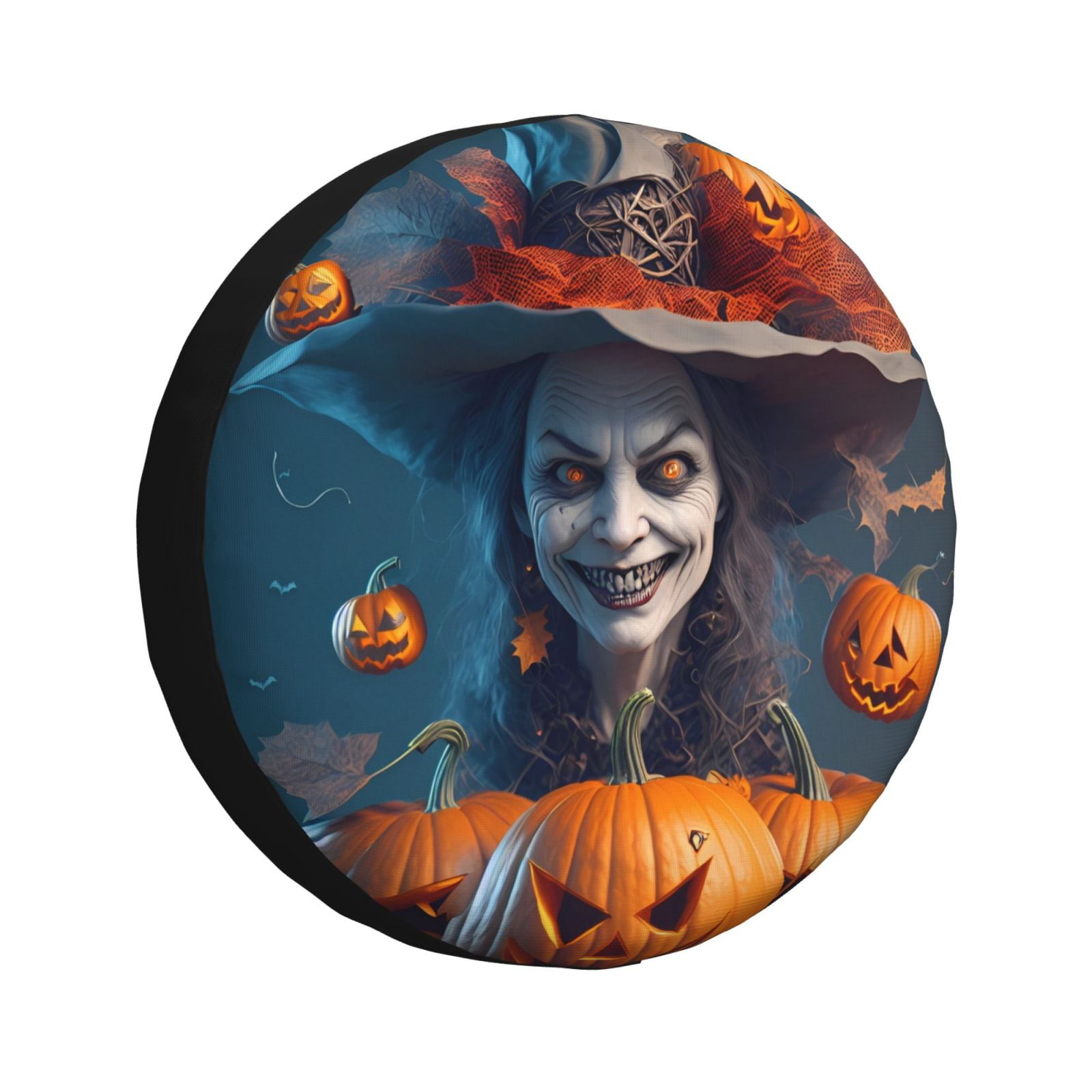 JUNZAN Modern Style Pumpkin Witch Tire Cover Wheel Protector for Truck ...
