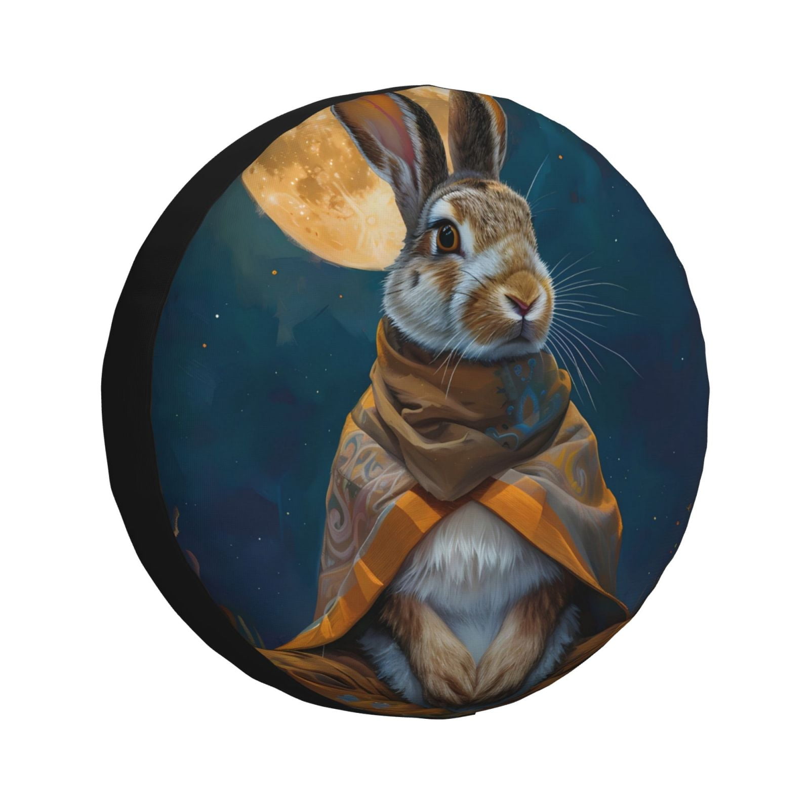 JUNZAN Moon Night Sky Cute Rabbit Tire Cover Wheel Protector for Truck ...