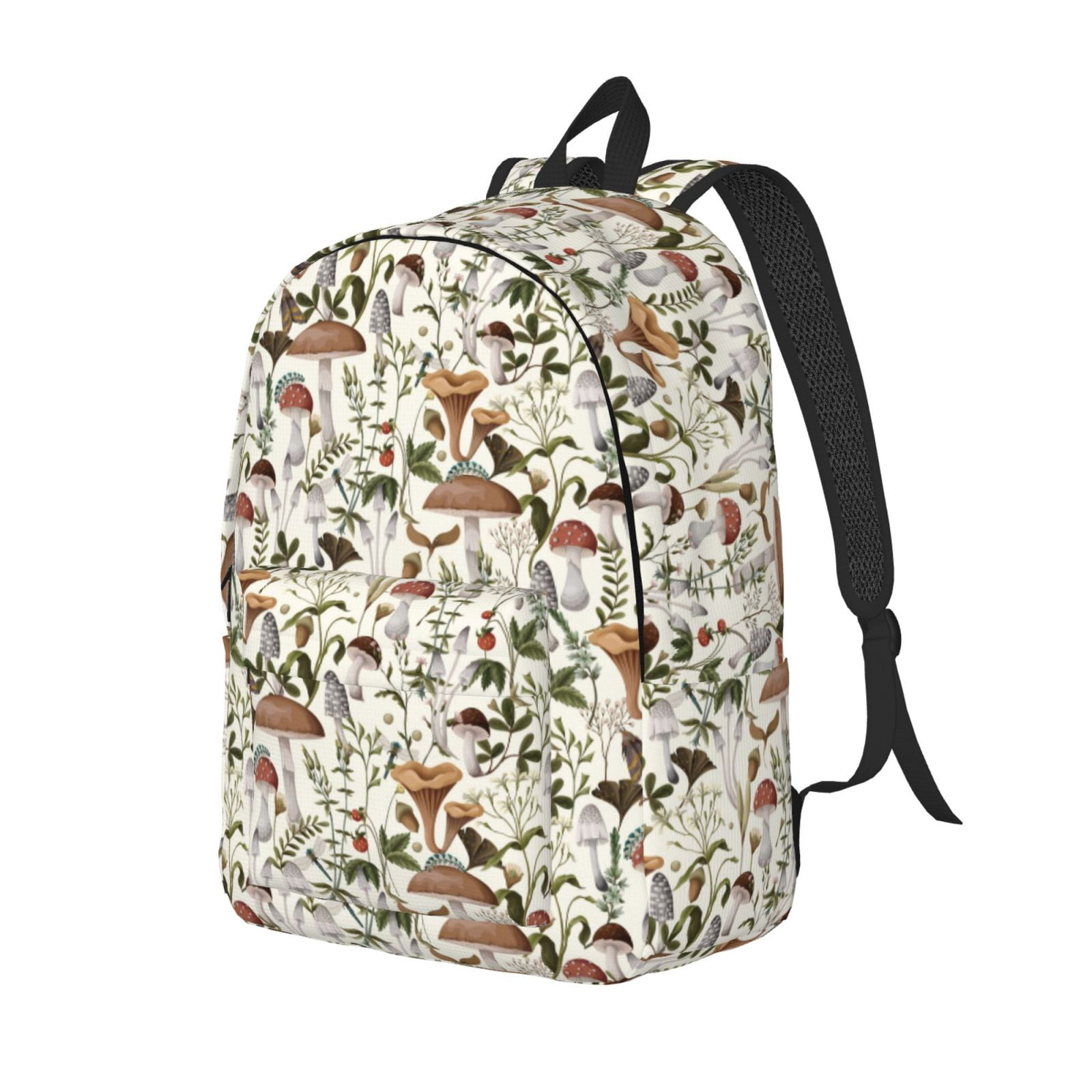 JUNZAN Mushroom Garnish Pattern Travel Laptop Backpack for Men Women ...
