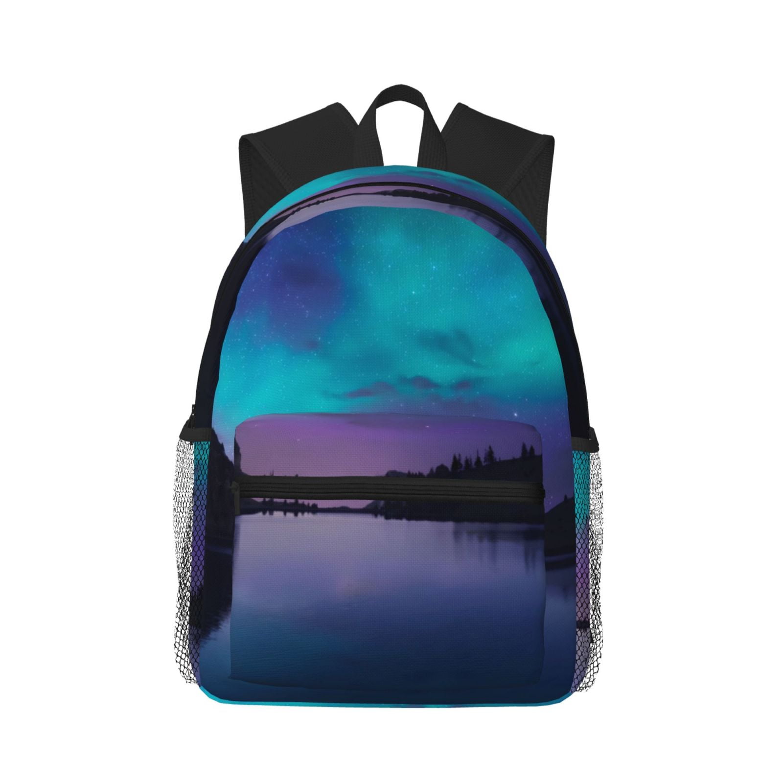 JUNZAN Night At Lake Aurora for Laptop Backpack for Women Men,Casual ...