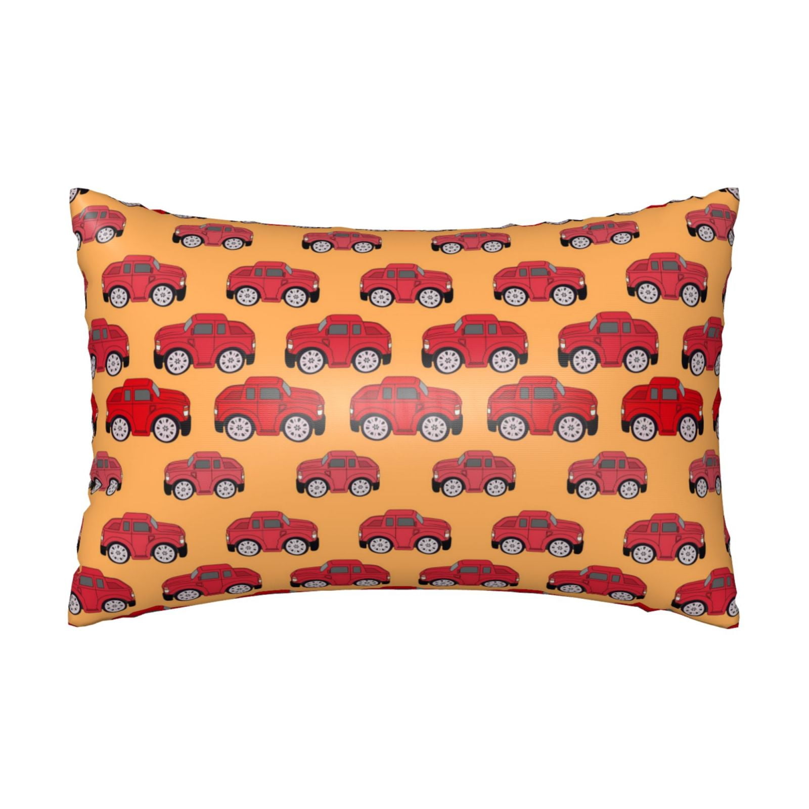 JUNZAN Red Cars Silk Pillowcase for Hair and Skin,Cooling Sleep Both ...