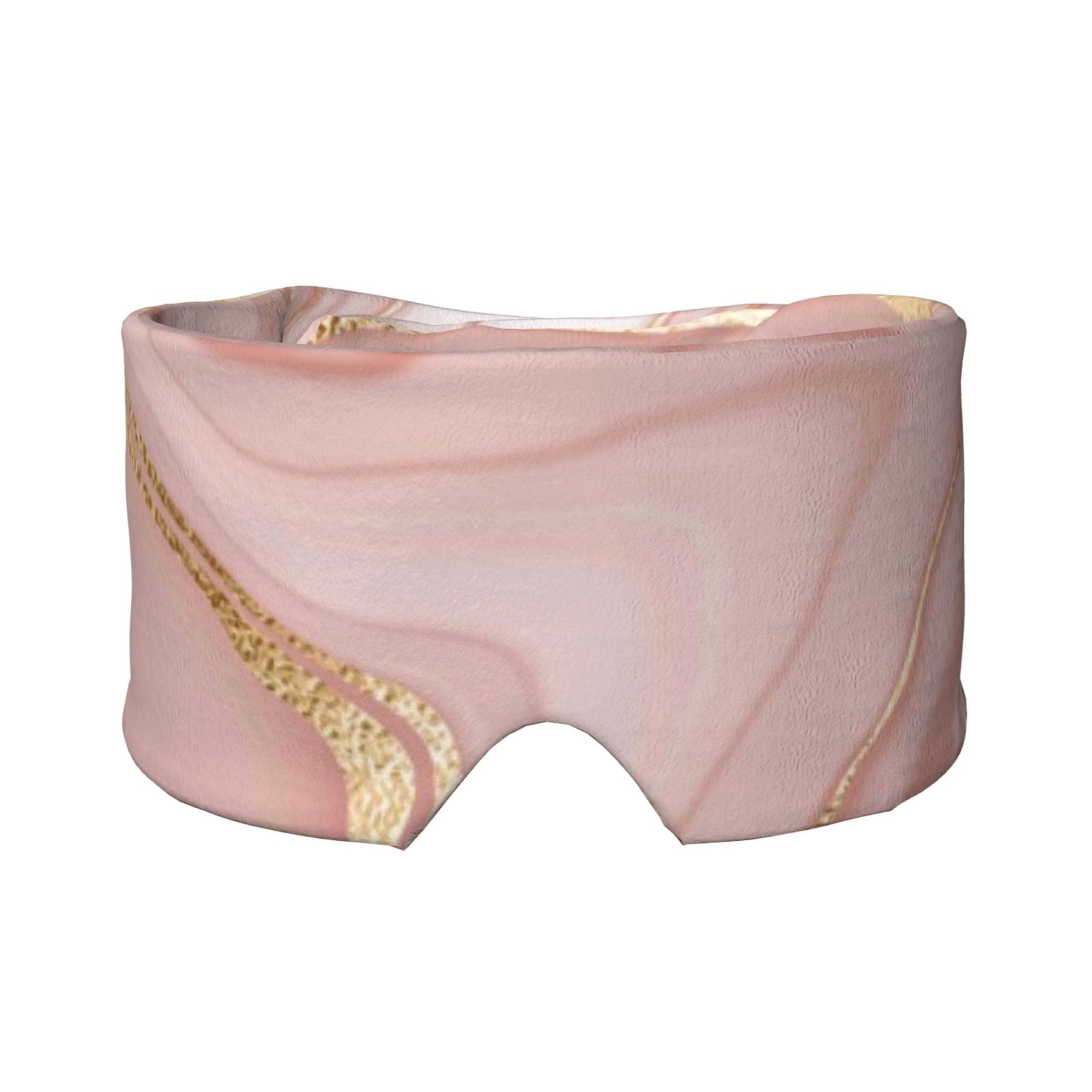 JUNZAN Rose Gold Glitter Splatter for Blackout Sleep Mask - Blocking ...