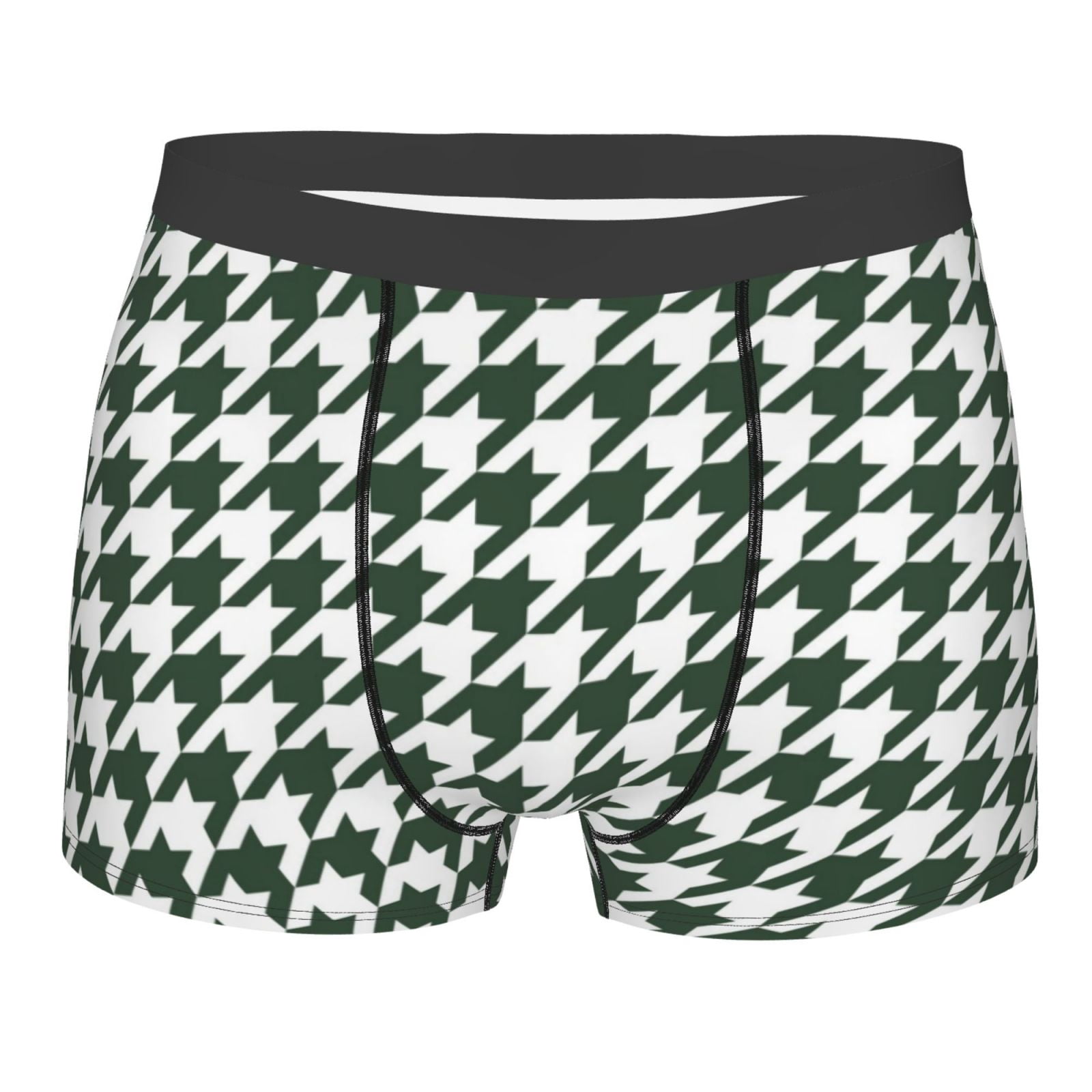 JUNZAN Scottish Checkered Mens Underwear Boxer Briefs for Men’s-Large ...