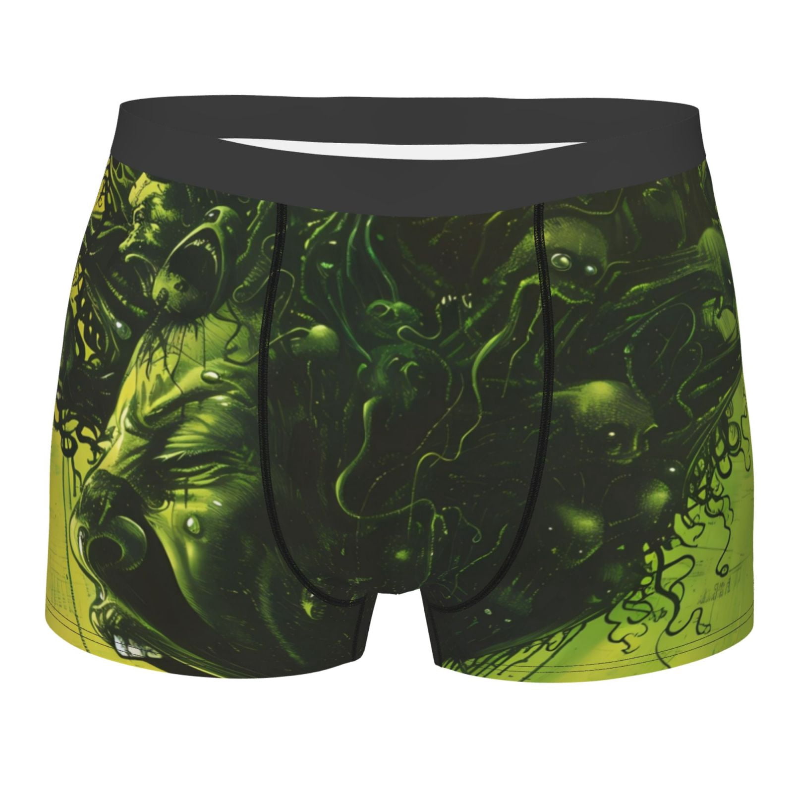 JUNZAN Screaming Horror Art Mens Underwear Boxer Briefs for Men’s-Small ...