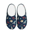 JUNZAN Sea Creatures Print Cozy Slippers for Men& Women,Fuzzy Slip-on ...