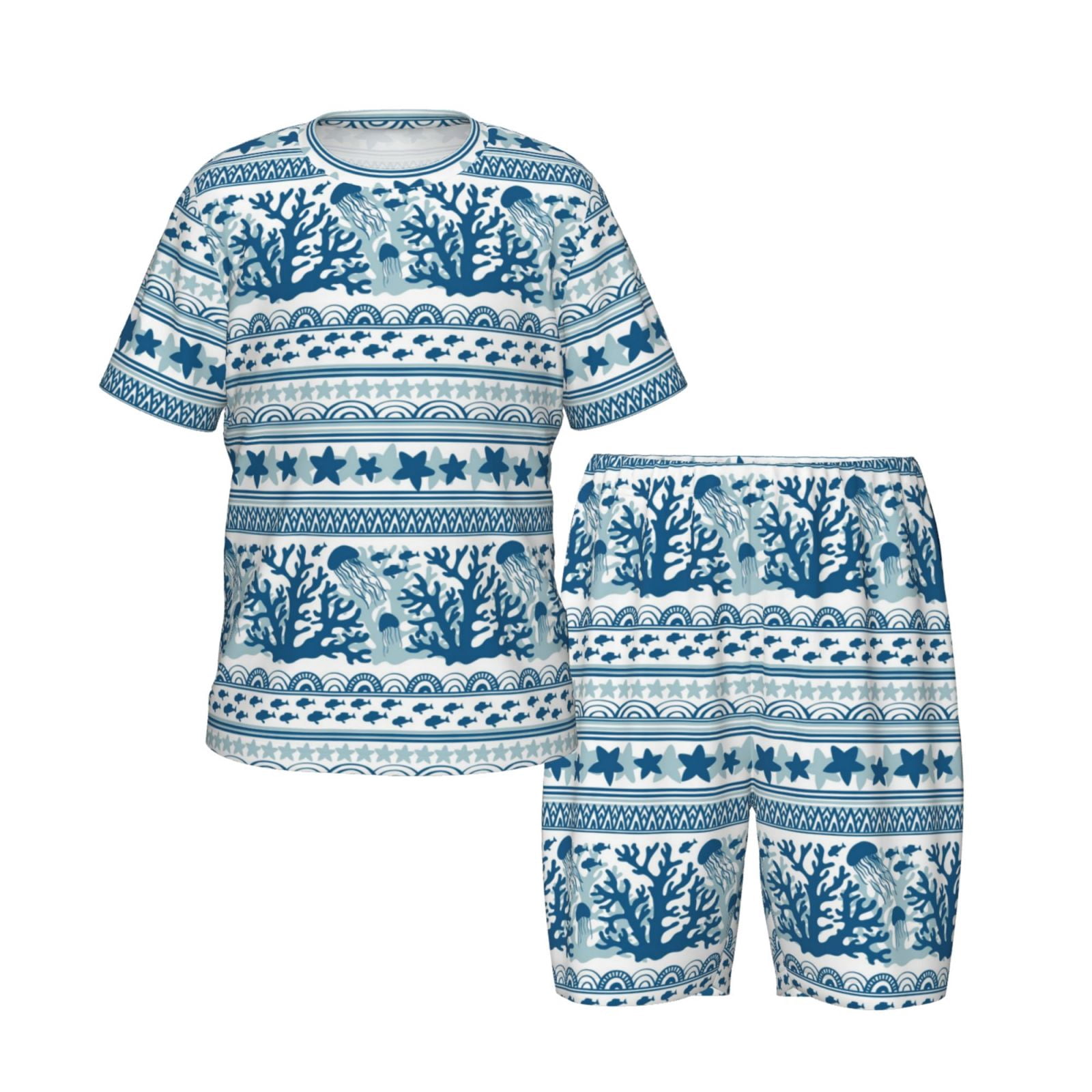 JUNZAN Sea Underwater Jellyfish for Boys Girls Pajama Sets Toddler ...