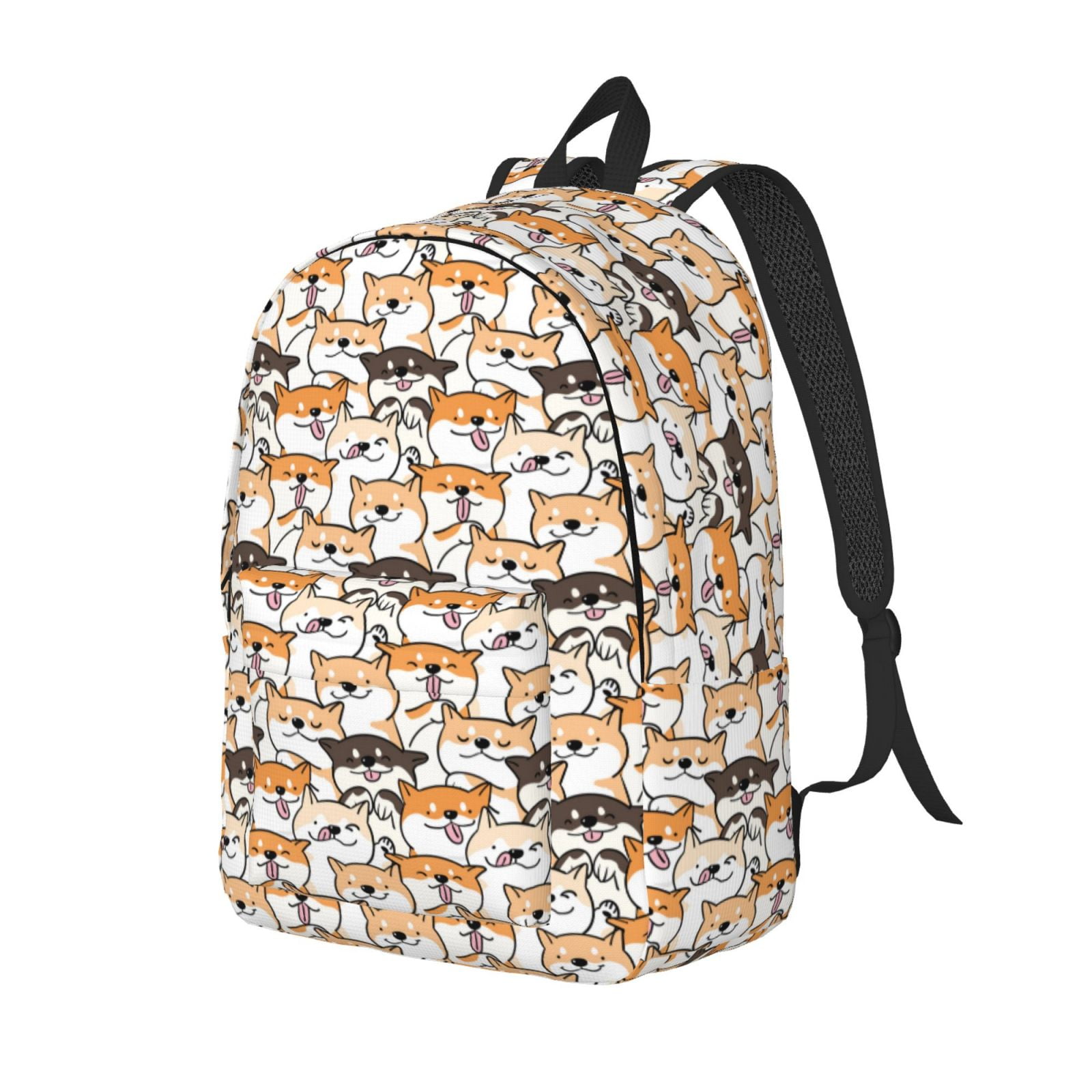 JUNZAN Shiba Inu Dog Pattern Travel Laptop Backpack for Men Women ...