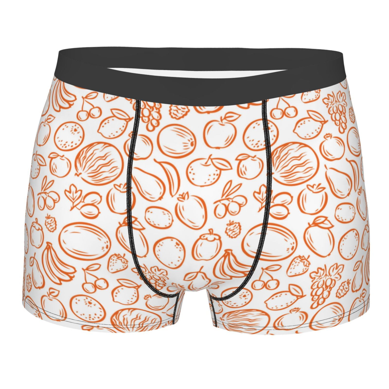 JUNZAN Simple Fruit Mens Underwear Boxer Briefs for Men’s - Small ...