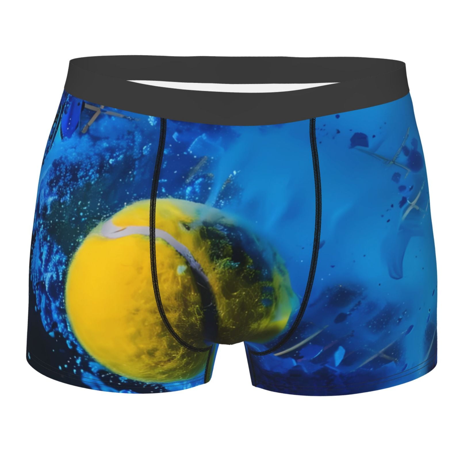 JUNZAN Sports Tennis Ball Mens Underwear Boxer Briefs for Men’s - Large ...