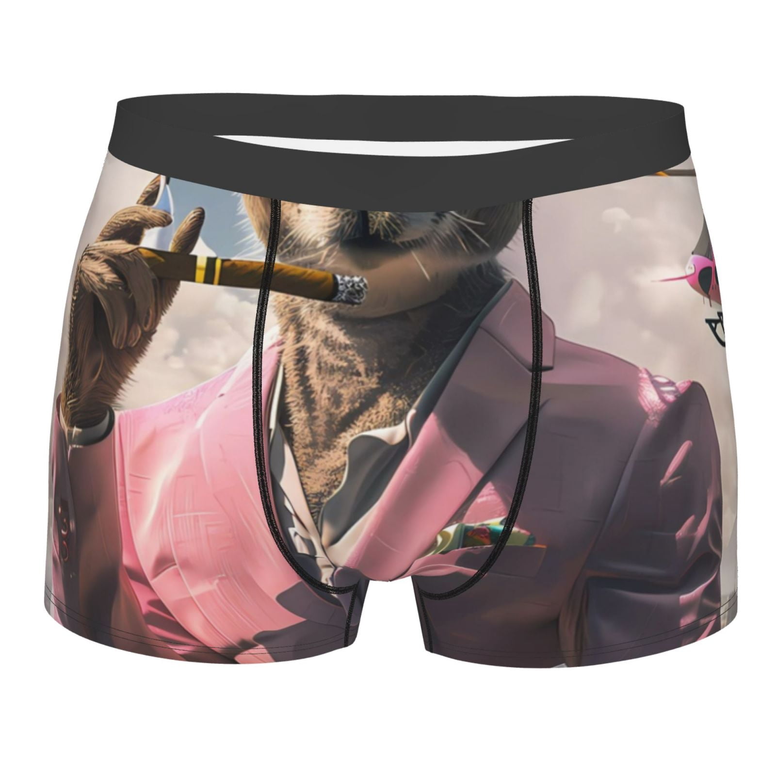 JUNZAN Stylish Kangaroo In Suit Mens Underwear Boxer Briefs for Men’s ...