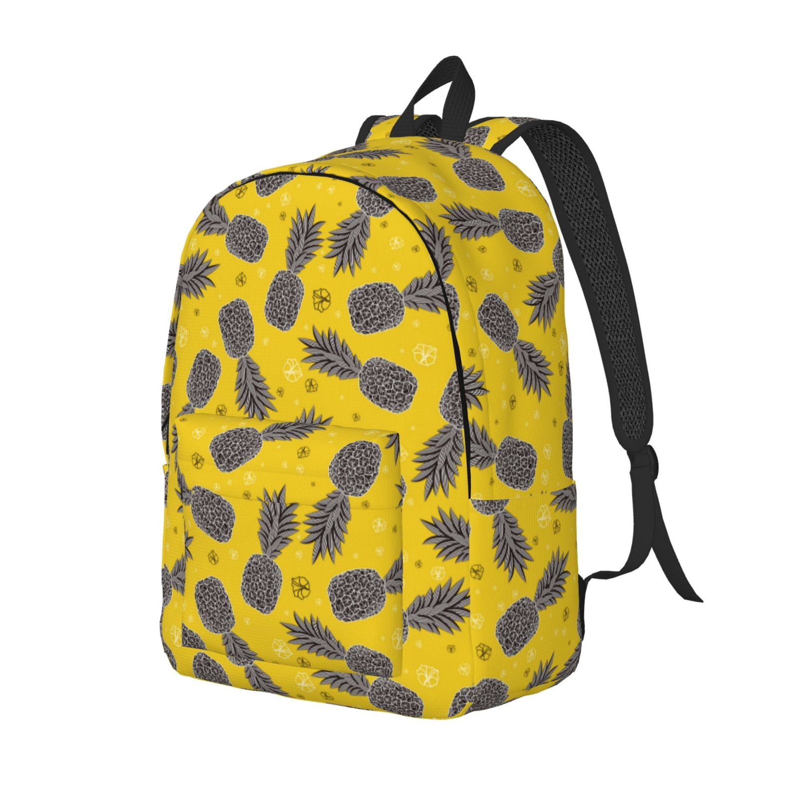 JUNZAN Summer Pineapple Pattern Travel Laptop Backpack for Men Women ...