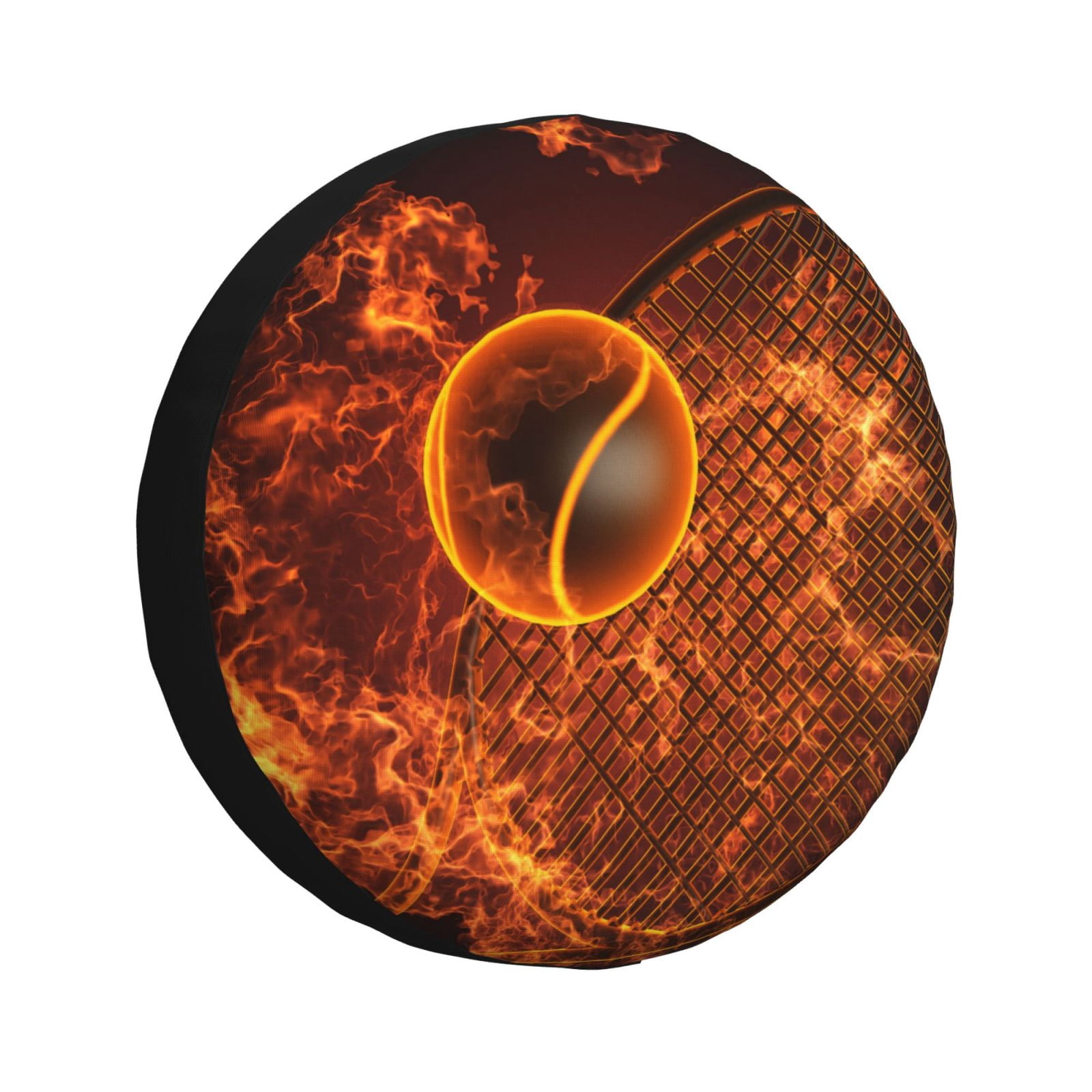 JUNZAN Tennis Racket In Fire Spare Tire Cover Wheel Protector for Truck ...