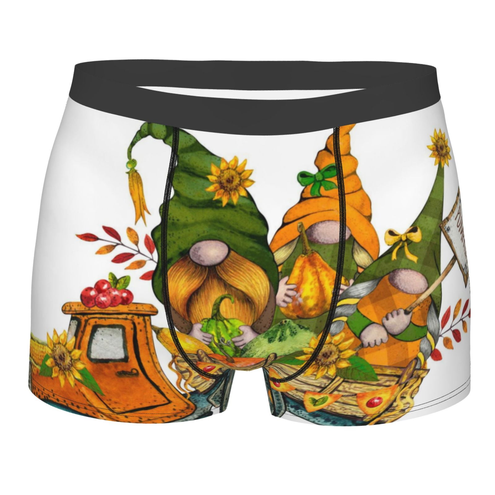 JUNZAN Thanksgiving Truck Mens Underwear Boxer Briefs for Men’s ...