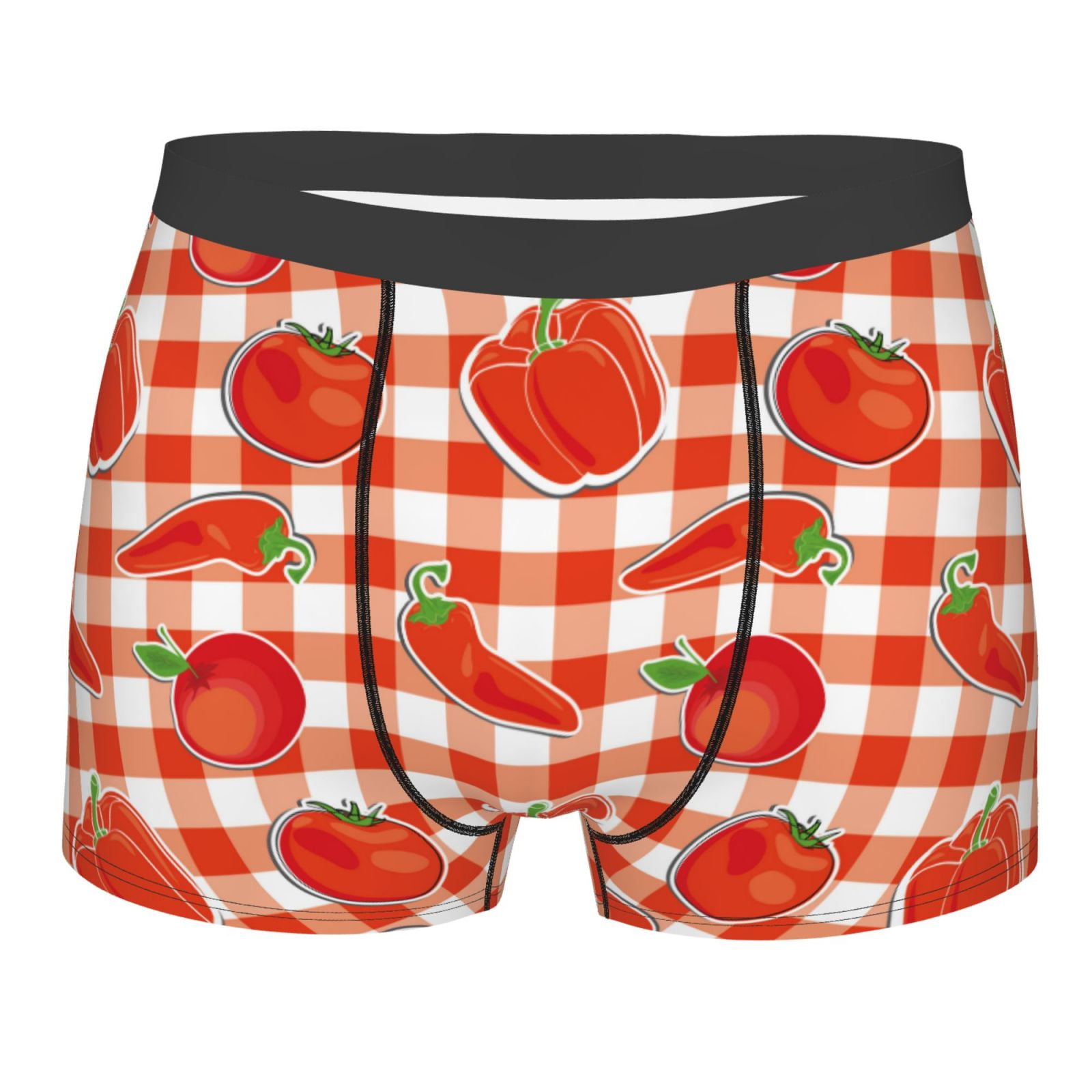 JUNZAN Tomatoes And Chili Mens Underwear Boxer Briefs for Men’s - Small ...