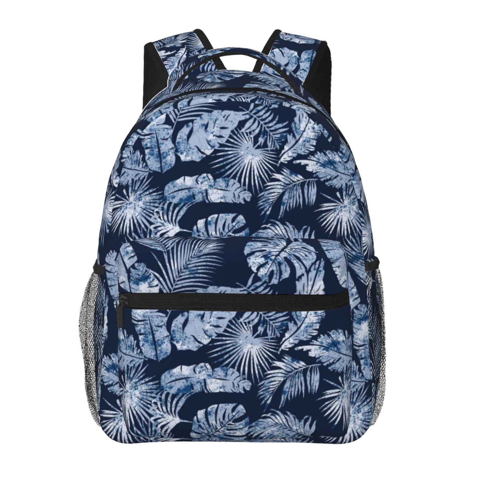 JUNZAN Tropical Leaves Pattern Casual Laptop Backpack for Men Women ...