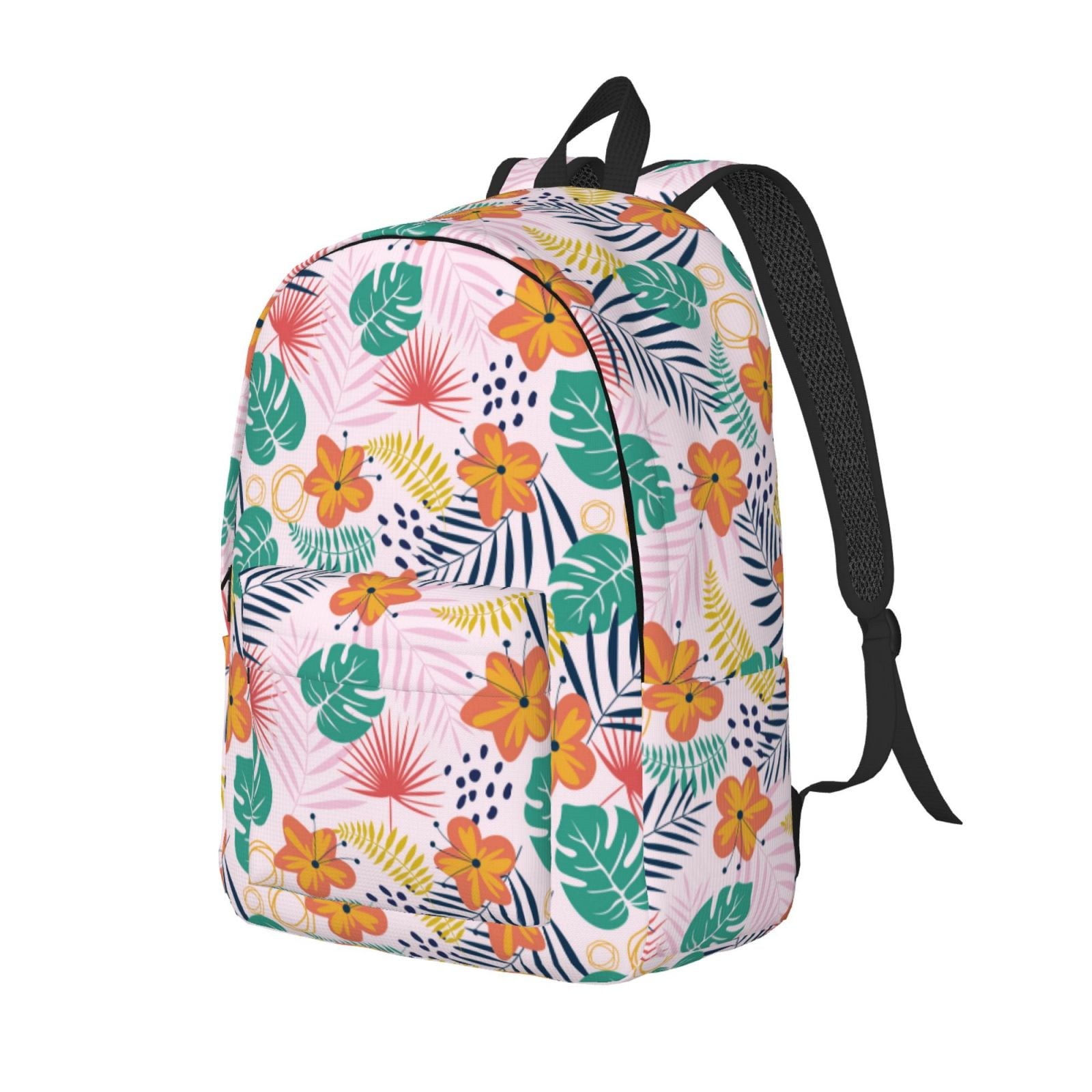 JUNZAN Tropical Plants Pattern Travel Laptop Backpack for Men Women ...