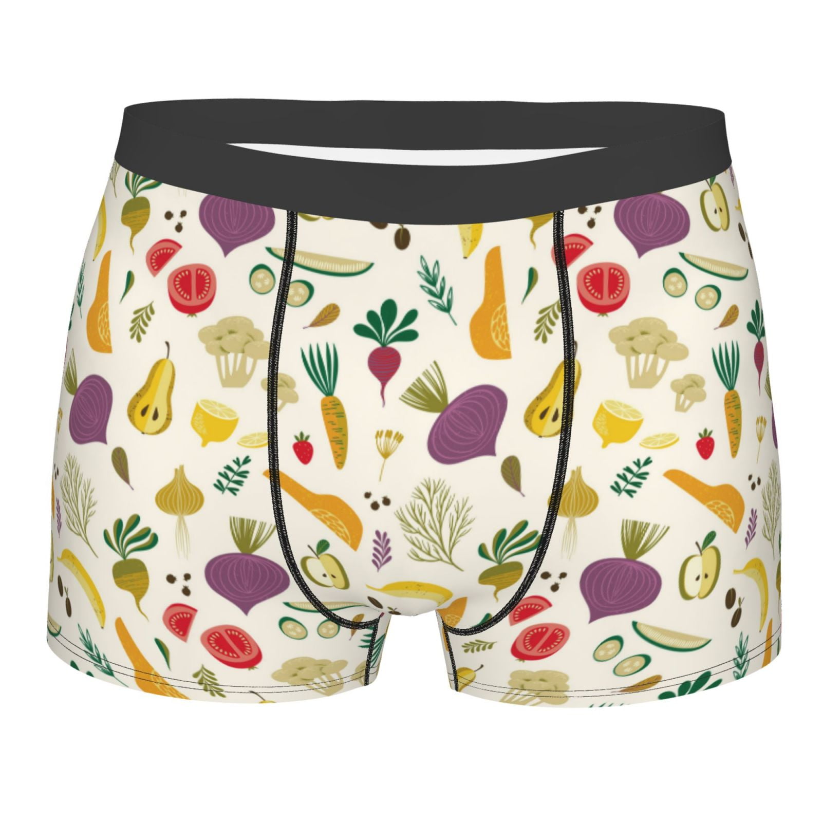 JUNZAN Vegetable Mens Underwear Boxer Briefs for Men’s - Medium ...