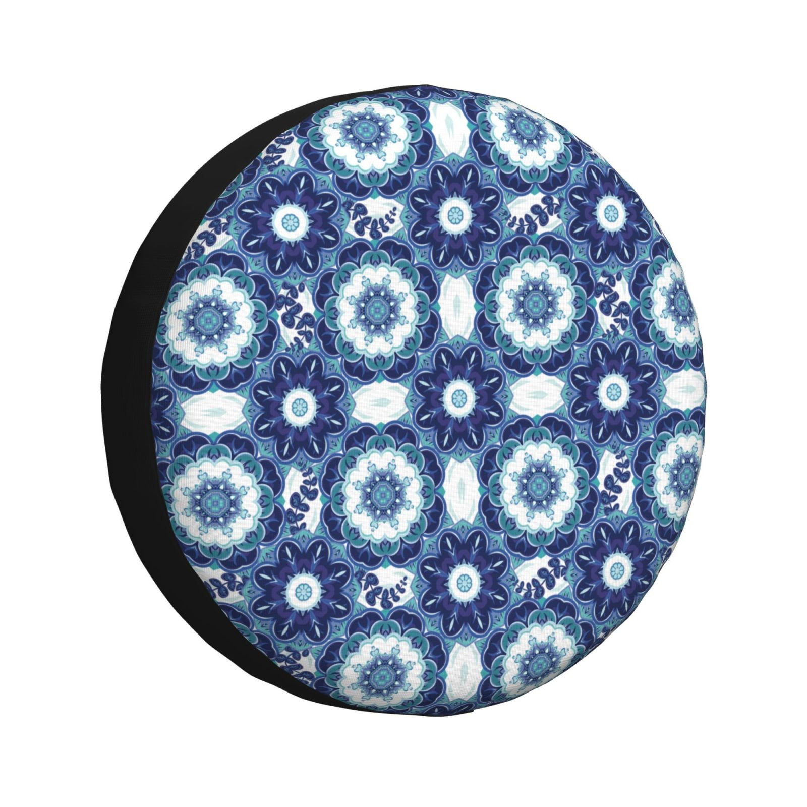 JUNZAN Vintage Blue Tire Cover Wheel Protector for Truck SUV Trailer ...