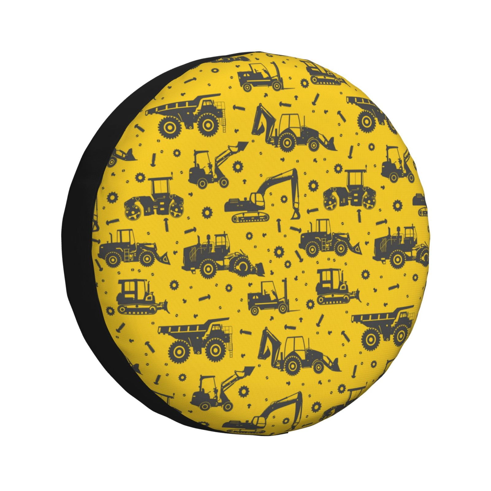 JUNZAN Vintage Excavator Tire Cover Wheel Protector for Truck SUV ...