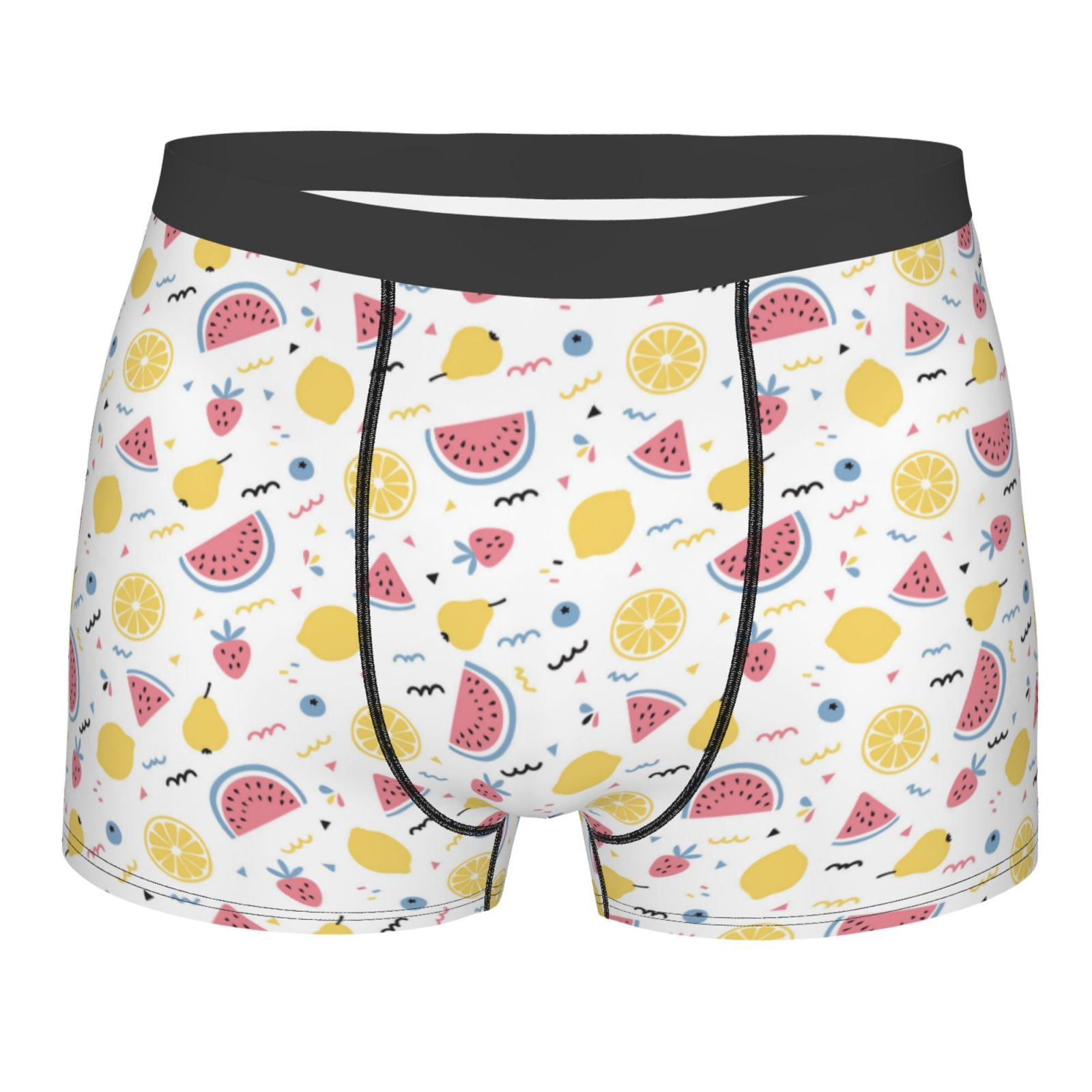 JUNZAN Watermelon And Lemon Mens Underwear Boxer Briefs for Men’s ...