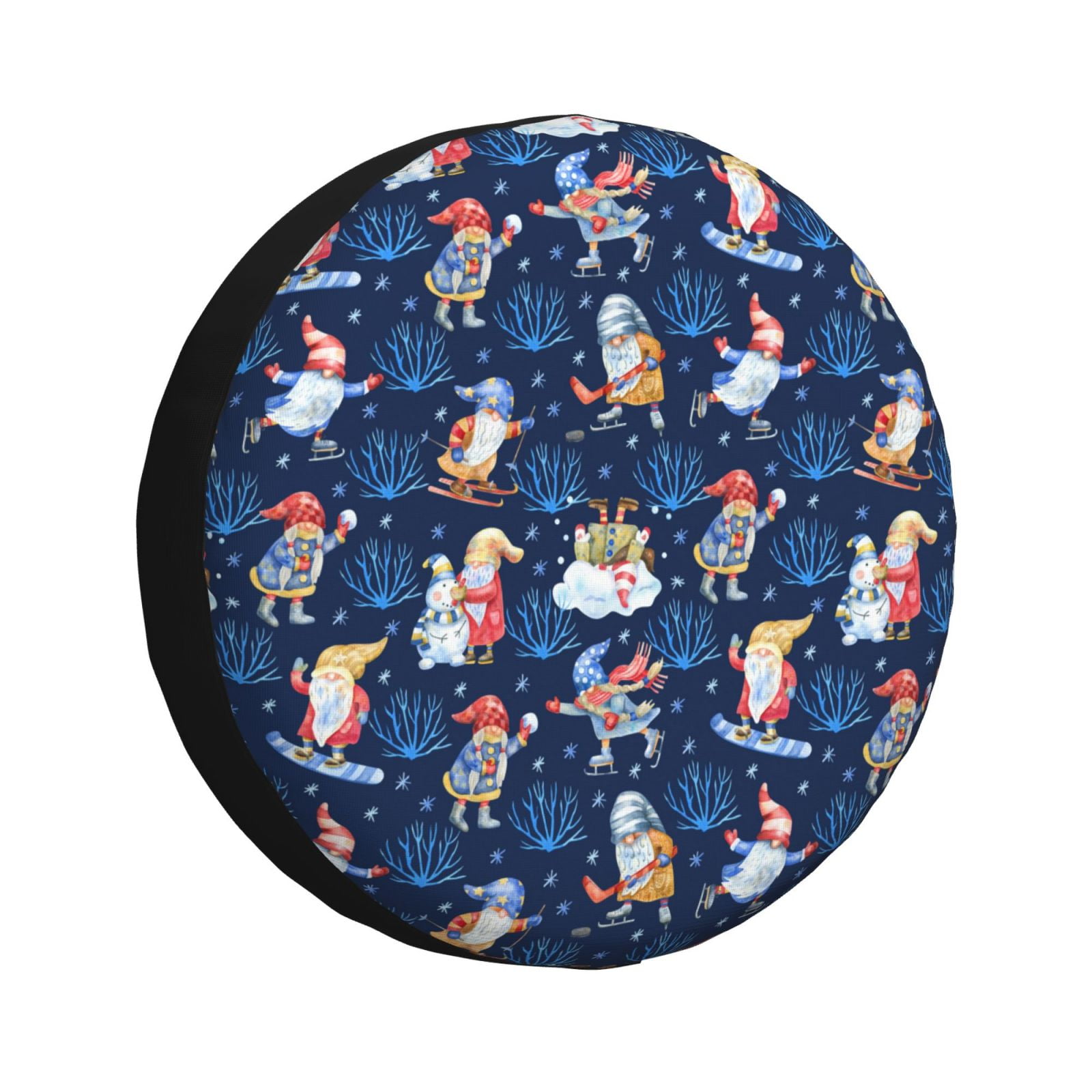 JUNZAN Winter old man Playtime Spare Tire Cover Wheel Protector for ...