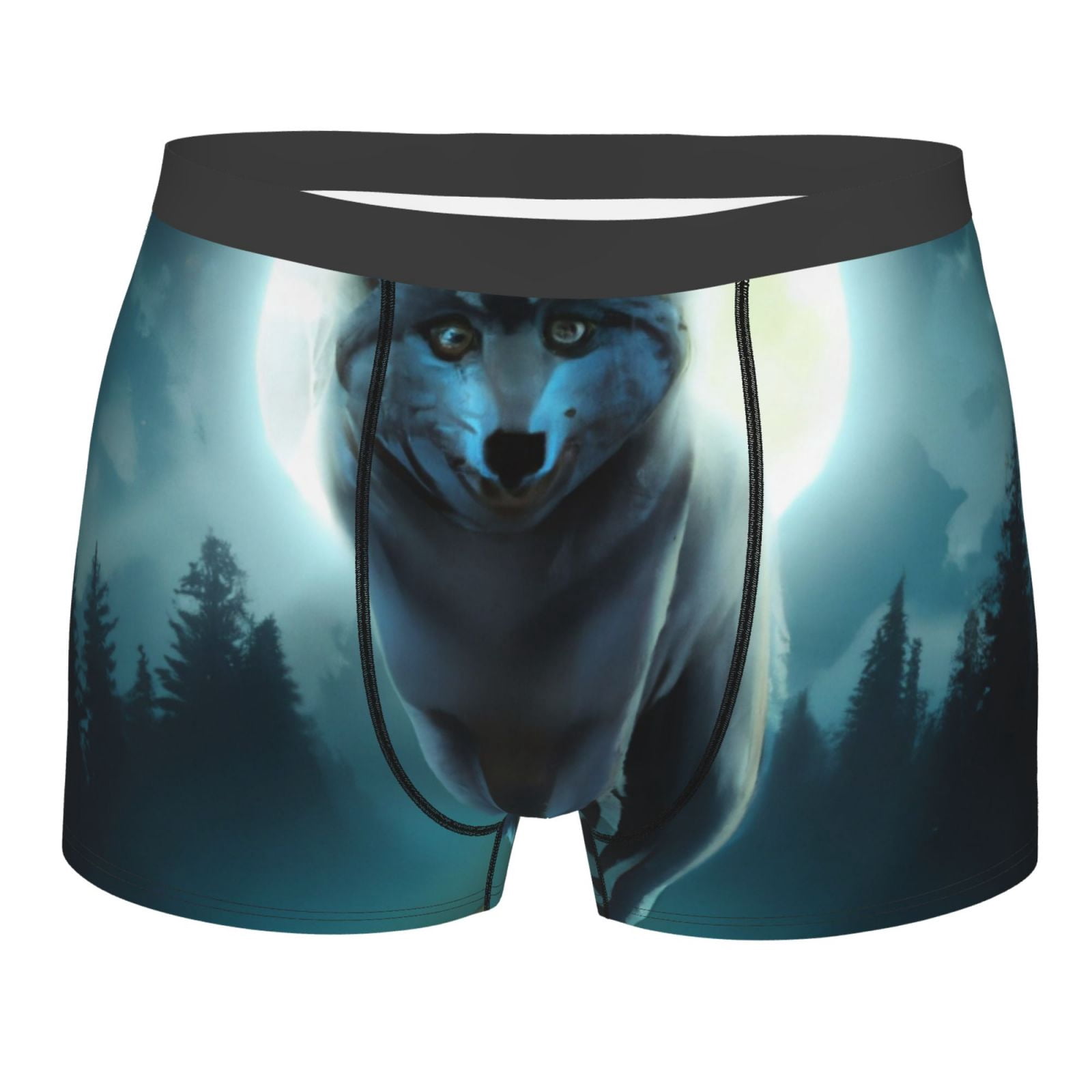 JUNZAN Wolf Mens Underwear Boxer Briefs for Men’s-Small - Walmart.com