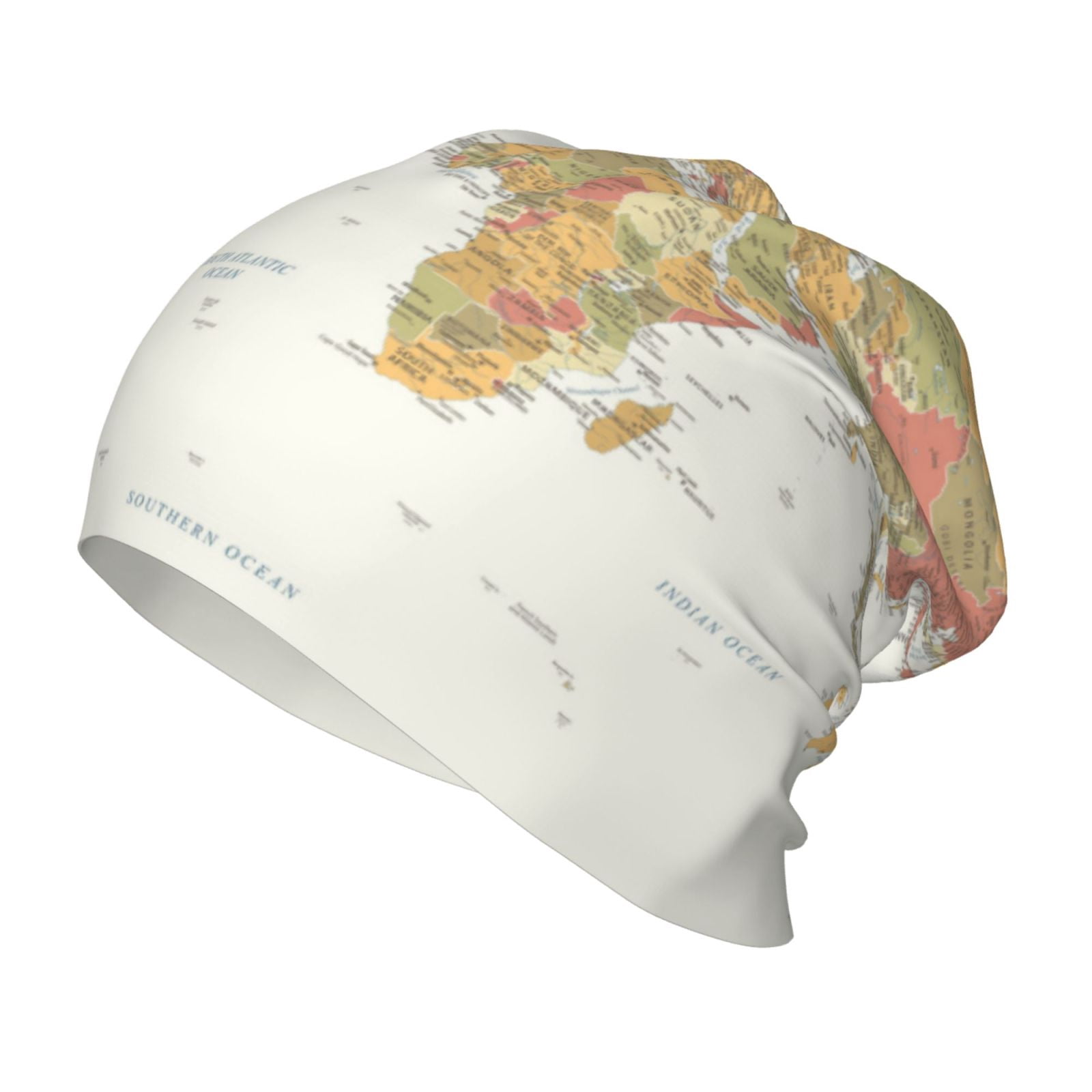 JUNZAN World Map 1 Pattern Kid's Soft Beanie Hat Toddlers Winter Cute ...