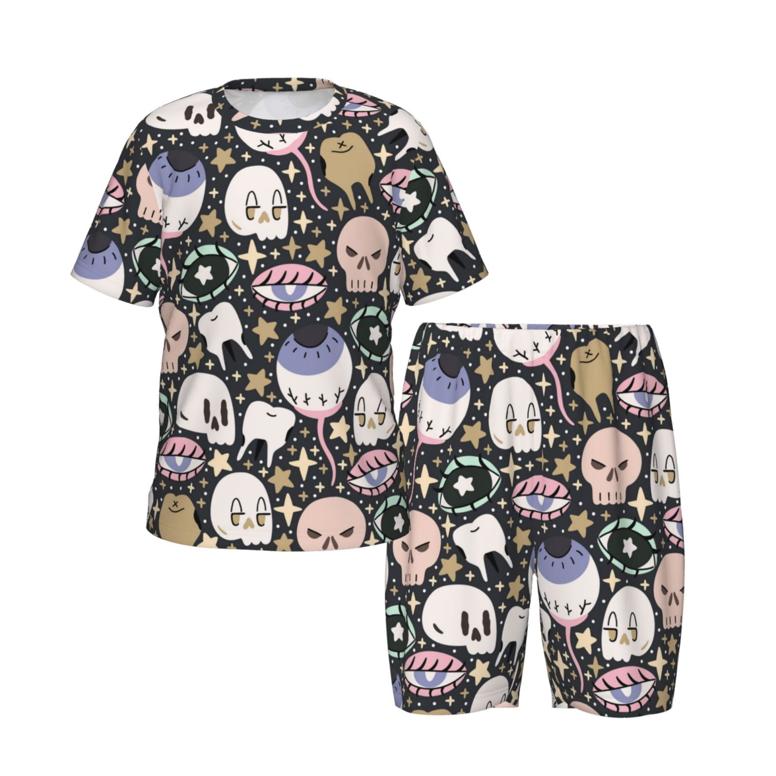 JUNZAN cartoon cute Skull star for Boys Girls Pajama Sets Toddler ...
