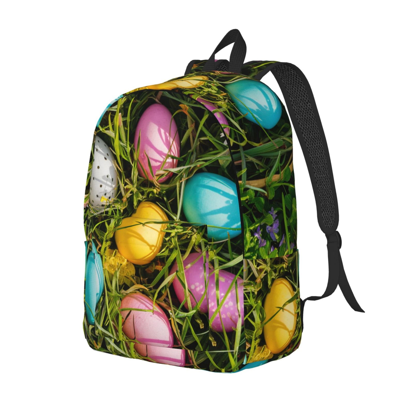 JUNZAN colorful Easter eggs Pattern Travel Laptop Backpack for Men ...