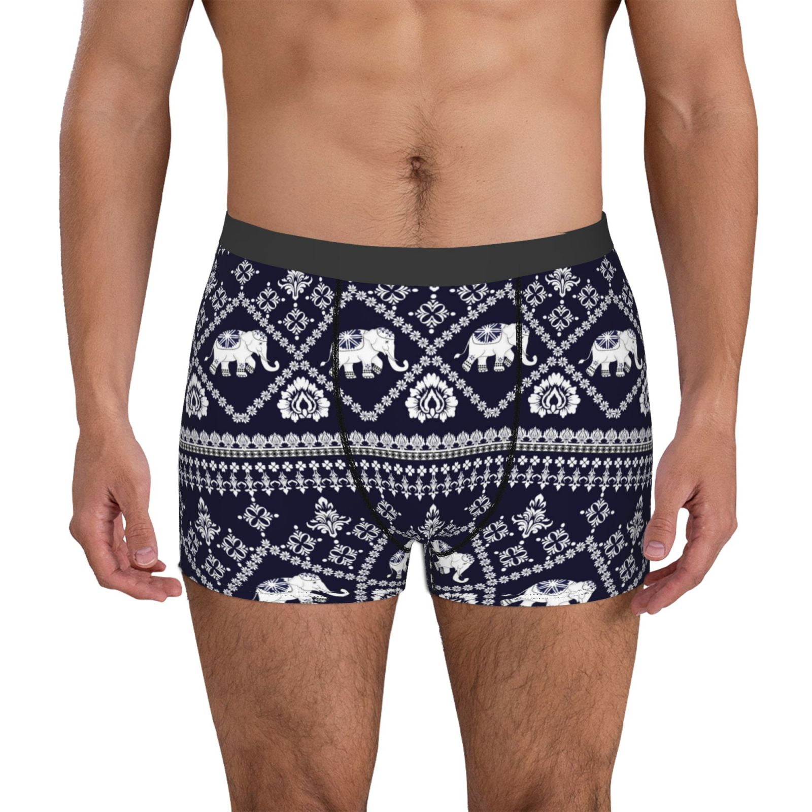 JUNZAN elephants Mens Underwear Boxer Briefs for Men’s -Large - Walmart.com