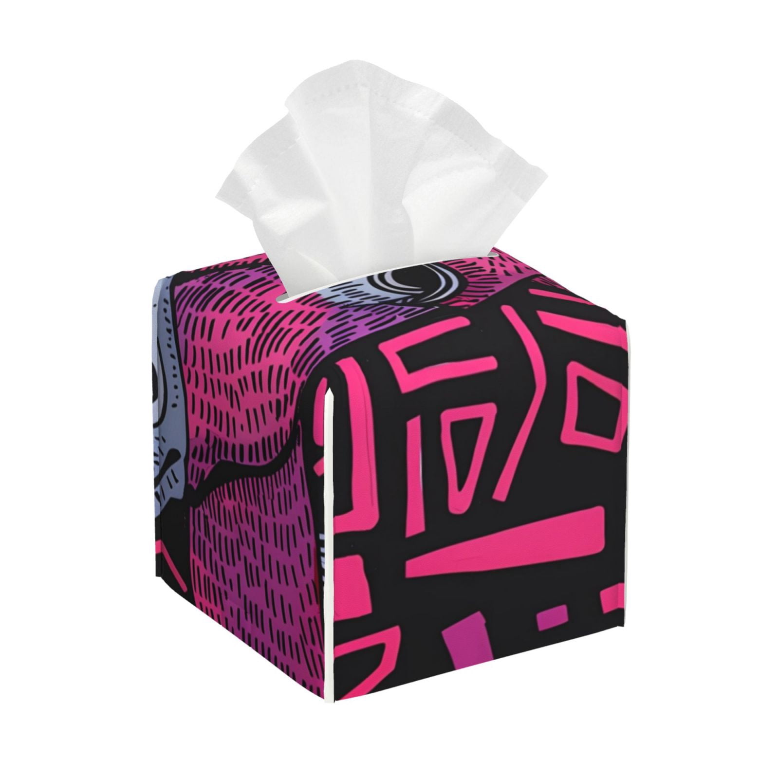 JUNZAN ink Donkey Pop Art for Tissue Box Cover Holder, Square Facial ...