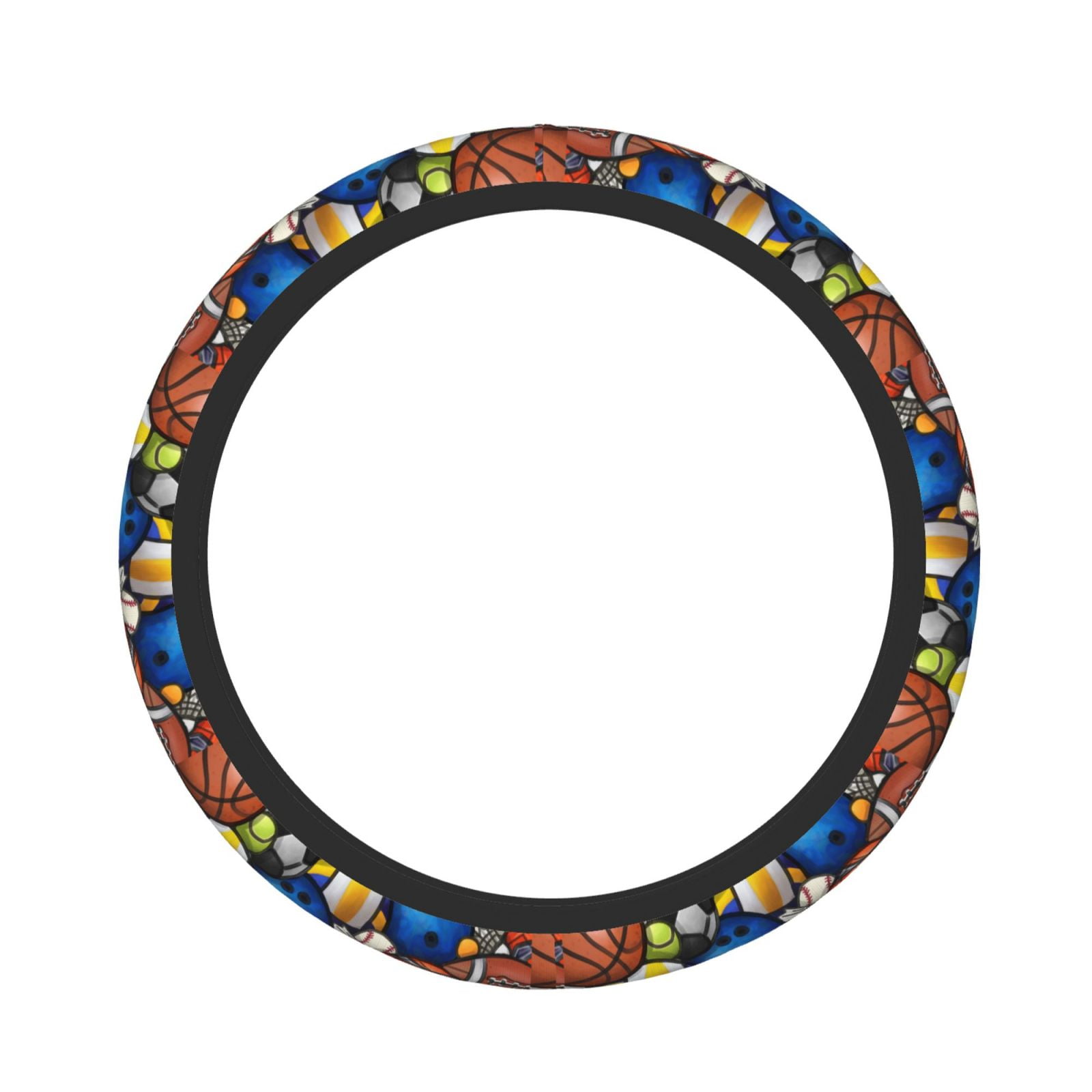 JUNZAN sport ball Elastic Stretch Steering Wheel Cover Breathable,Anti ...