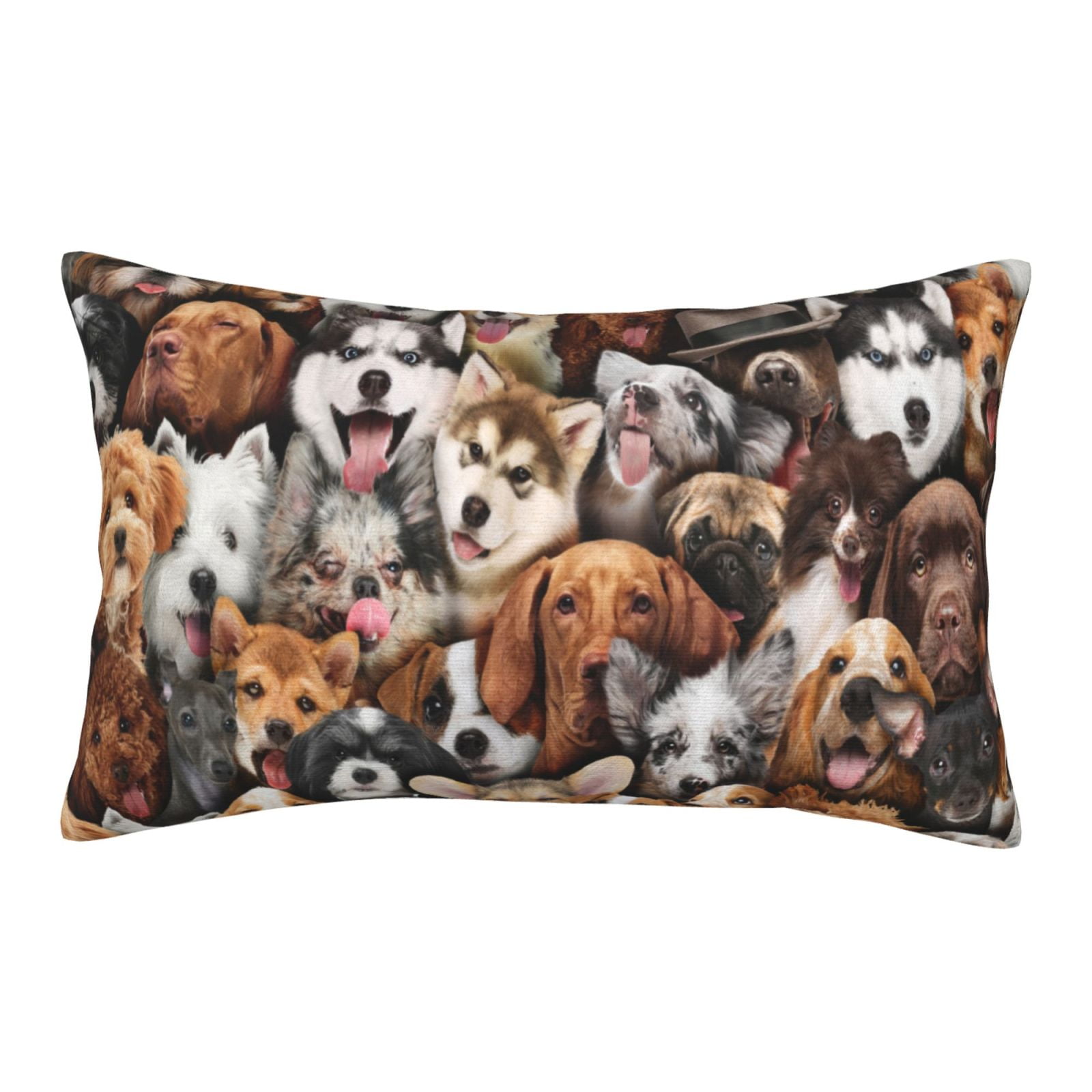 JUNZAN various dog breeds Pillow Cases Standard Size, with Envelope ...