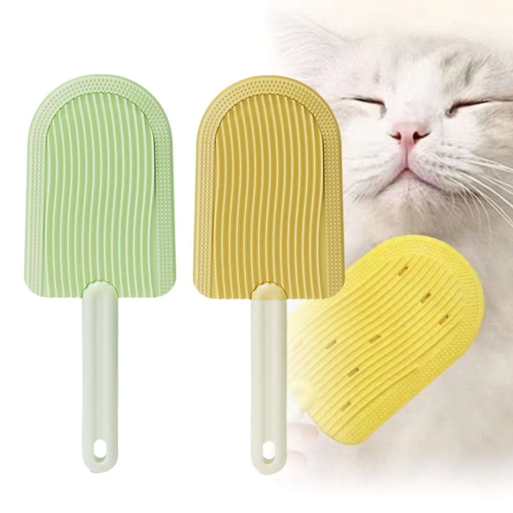 JUNZHIDAO Pet Cat Tongue Comb, New Cat Grooming Brush for Indoor Cats ...