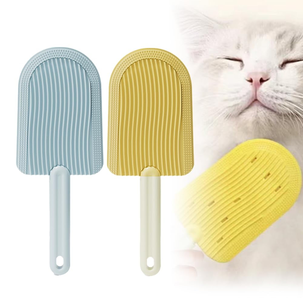 JUNZHIDAO Pet Cat Tongue Comb, New Cat Grooming Brush for Indoor Cats ...
