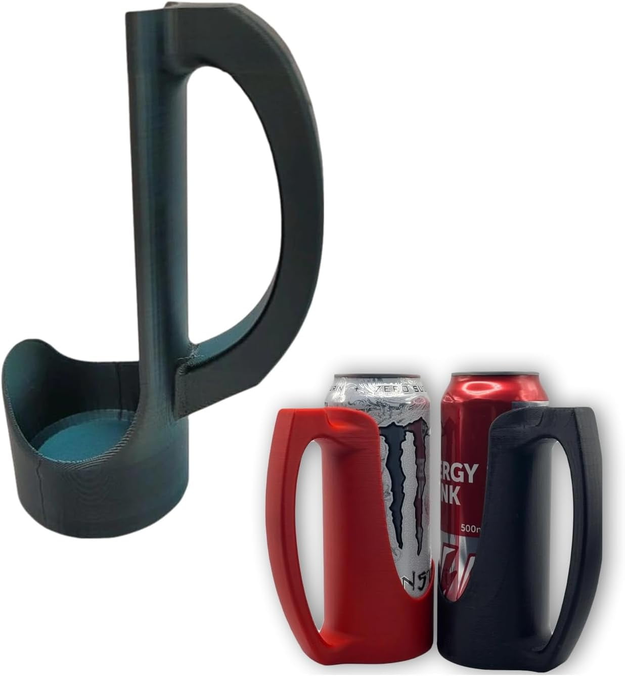 JUNZHIDAO Redbull Can Holder: 3D Printed Reusable Grip for 12 Oz Cans ...