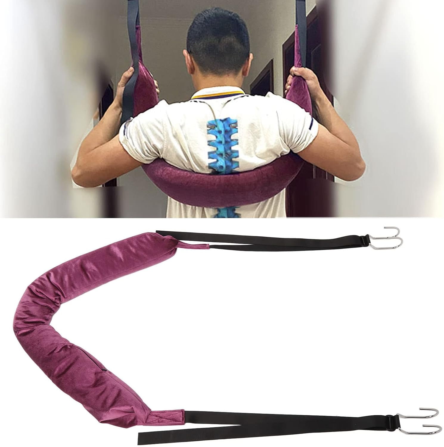 JUOPZKENN Spinal Decompression Devices,Back Traction Stretcher, Hanging ...