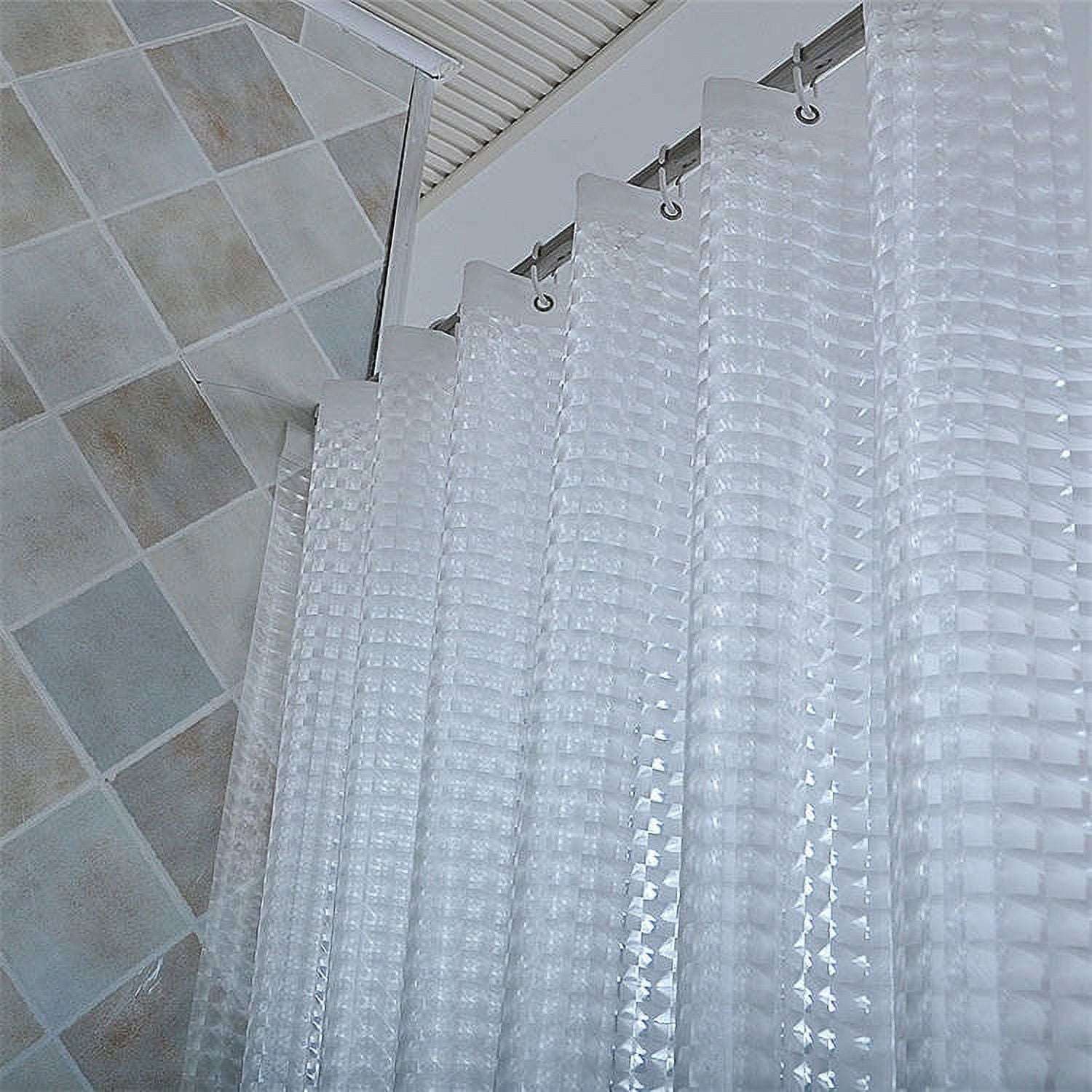 JUPA Place Shower Curtain Liner- Heavy Duty PEVA Plastic Bathroom ...