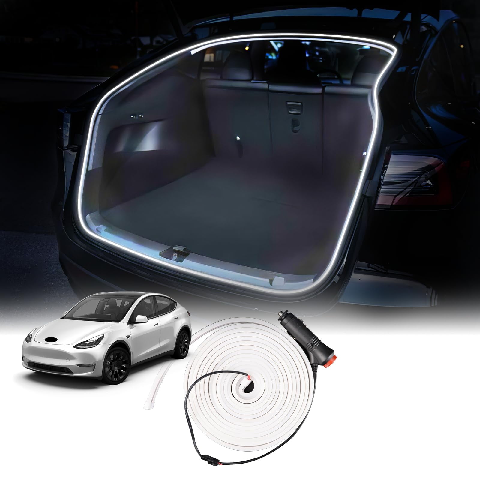 JUPIZEUS for Tesla Model YPF5 Y 2020 2021 2022 2023 LED Rear Trunk ...