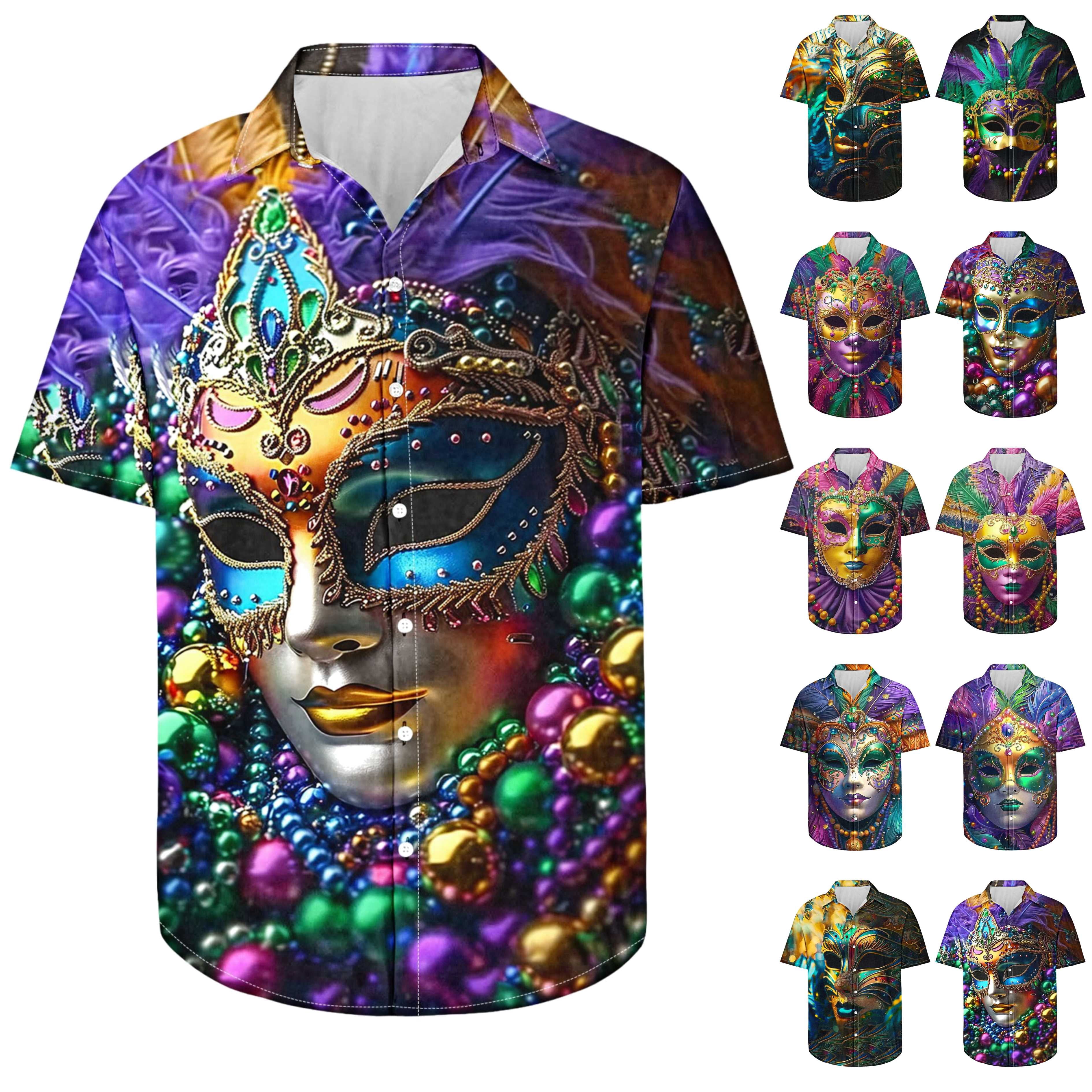 JURANMO Limited Time Deals Of The Day Cuban Shirts for Men Funny ...