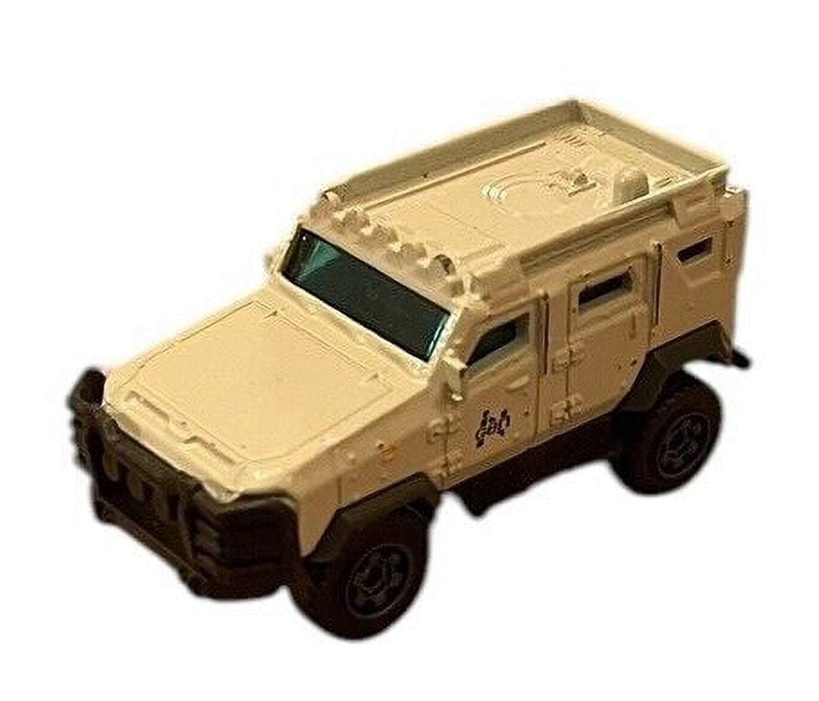 JURASSIC WORLD InGEN Soldier Tactical Vehicle Textron Tiger in 1/64 ...