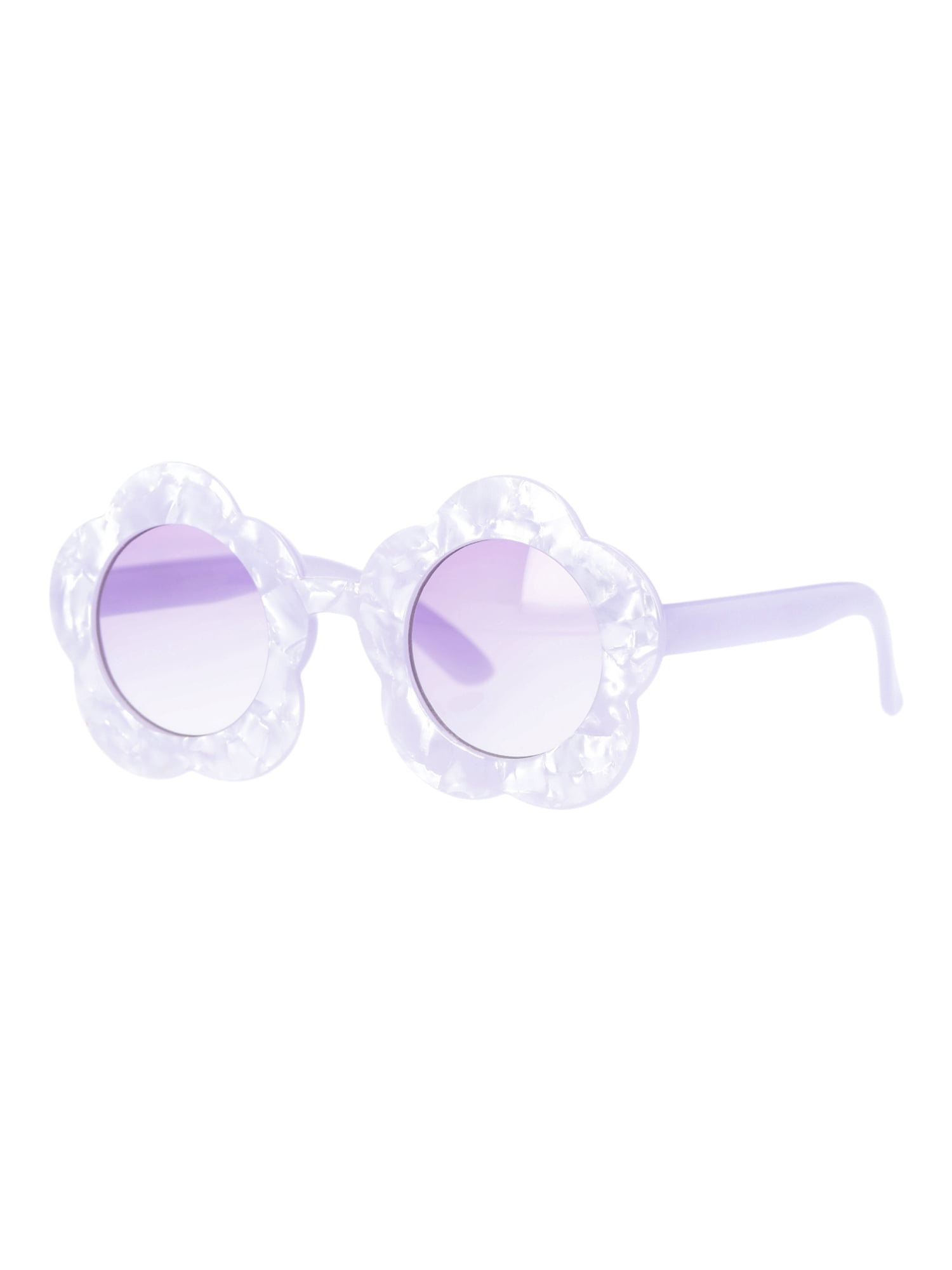 Justice Girl's Pearl Flower Sunglasses, Purple - Walmart.com