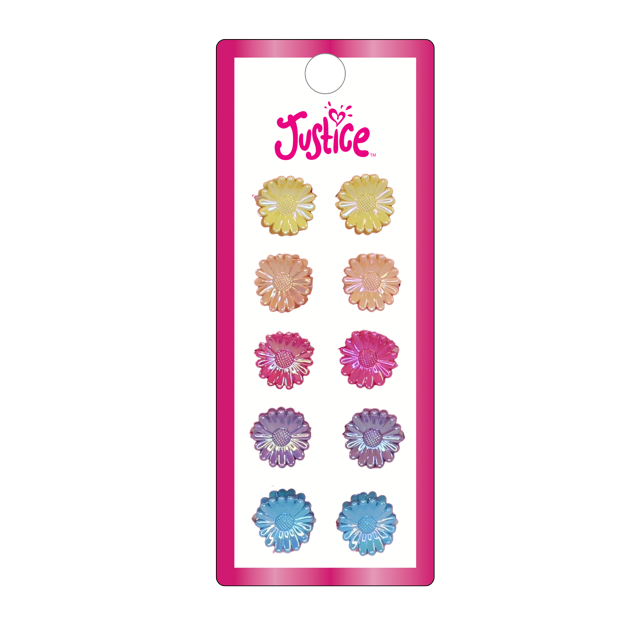 Justice Girl's Mini Flower Claw Clips, 10 Pack, Multi - Walmart.com