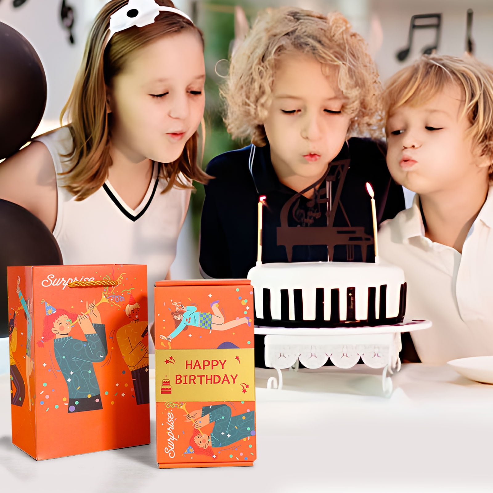 JUSEO Surprise Gift Box Explosion 10-20 Bouncing Boxes, Merry Christmas ...