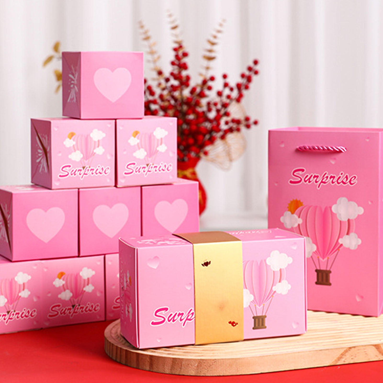 JUSEO Surprise Gift Boxes Explosion for Money, Surprise Box Gift Box ...