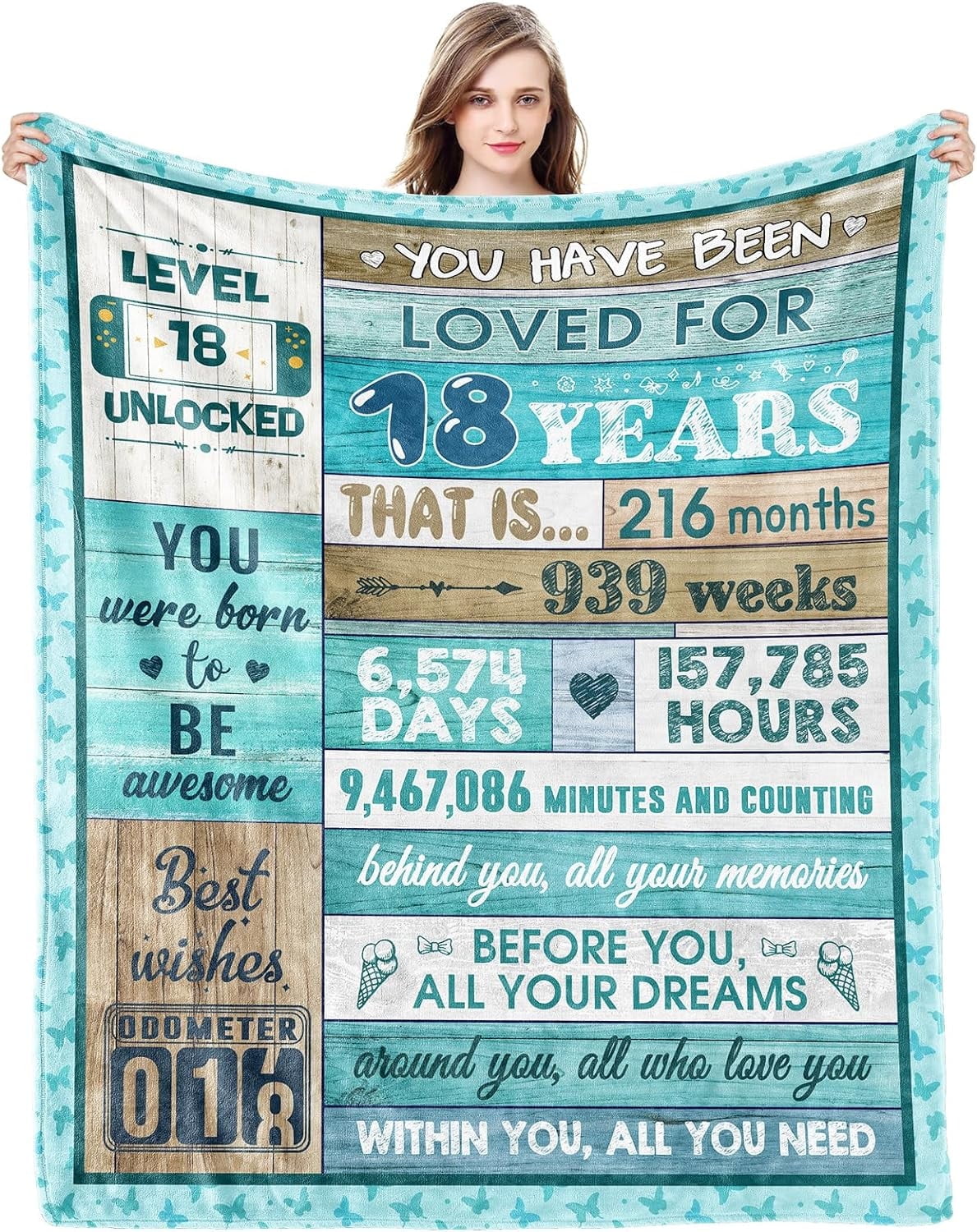 JUSHID 16th Birthday Decorations for Her 16th Birthday Gifts for Her Him 16 Year Old Girl Boy ...